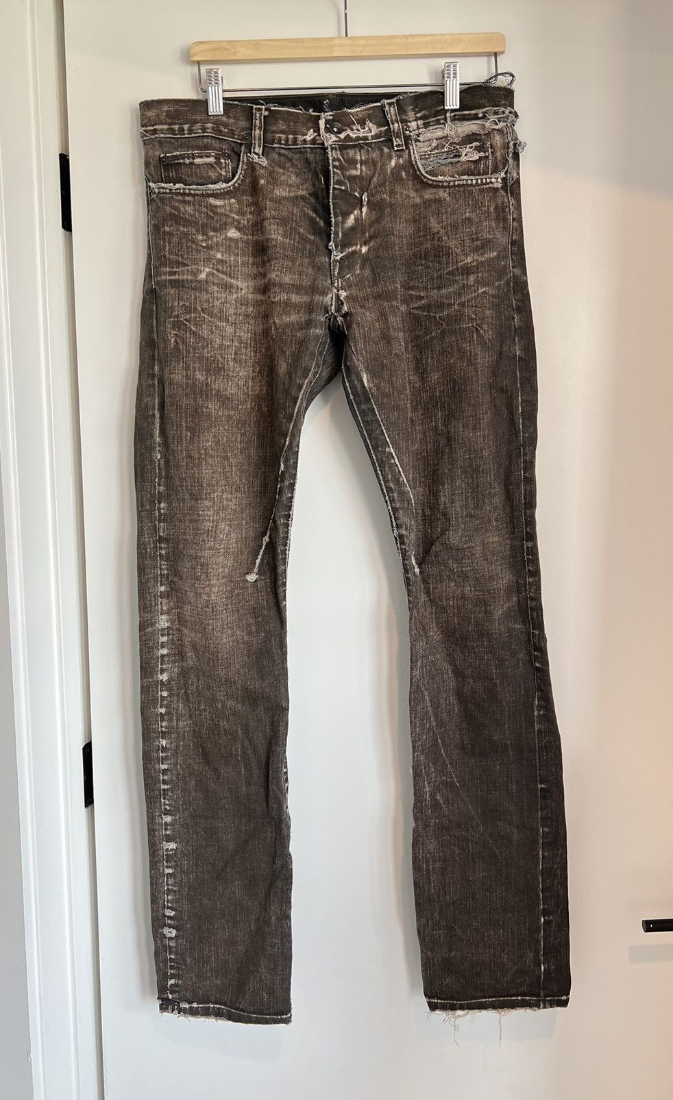 Rick Owens × Rick Owens Drkshdw Rick Owen DRKSHDW Dyed Denim Jeans Rare ...