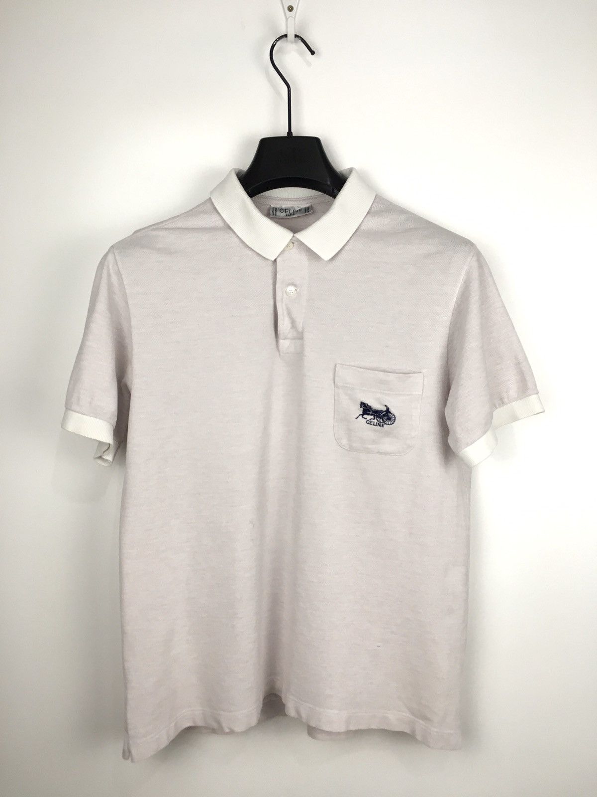 Celine × Vintage Vintage Celine polo shirt RARE🔥 | Grailed