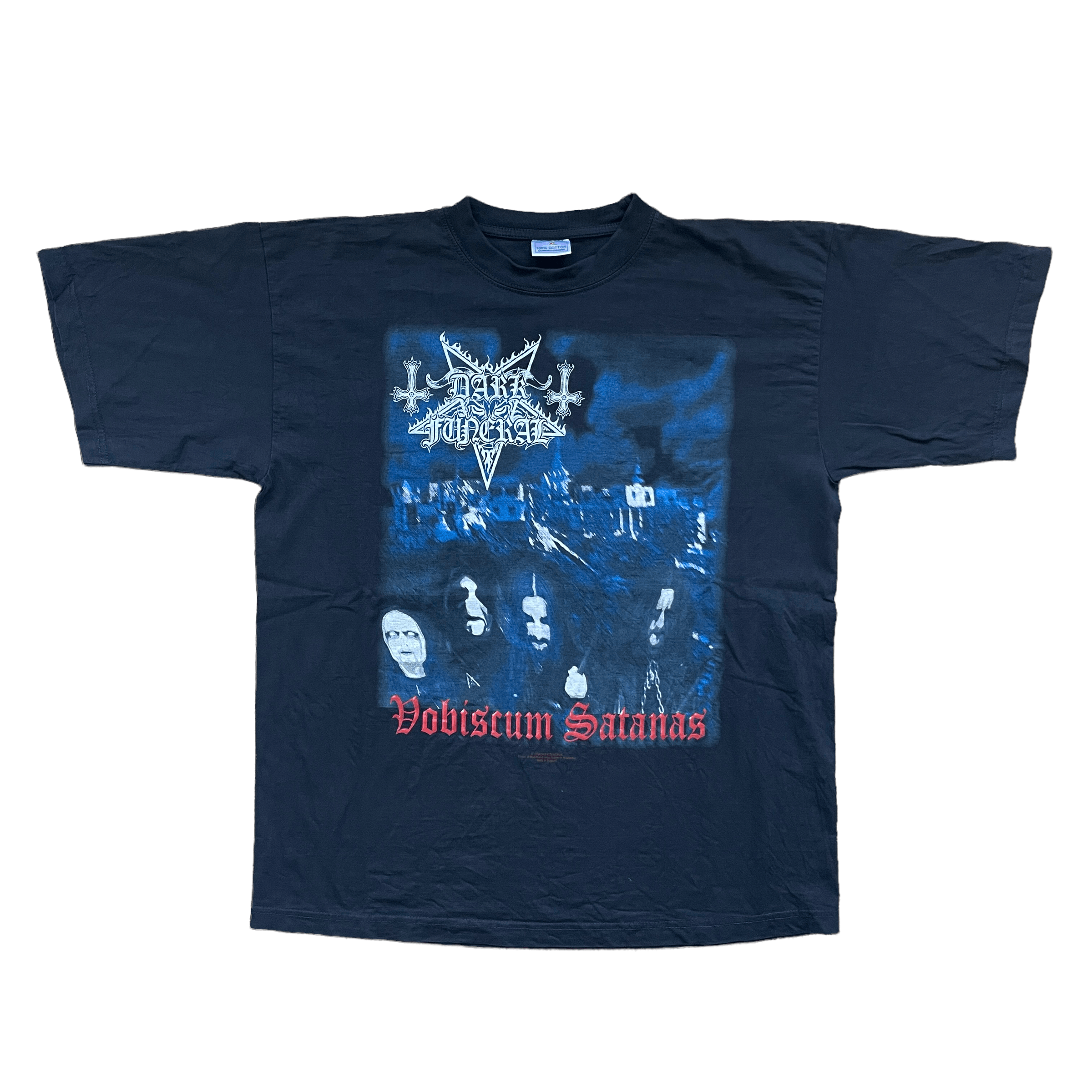 Band Tees × Vintage Vintage 1998 Dark Funeral Vobiscum Satanas T-shirt ...