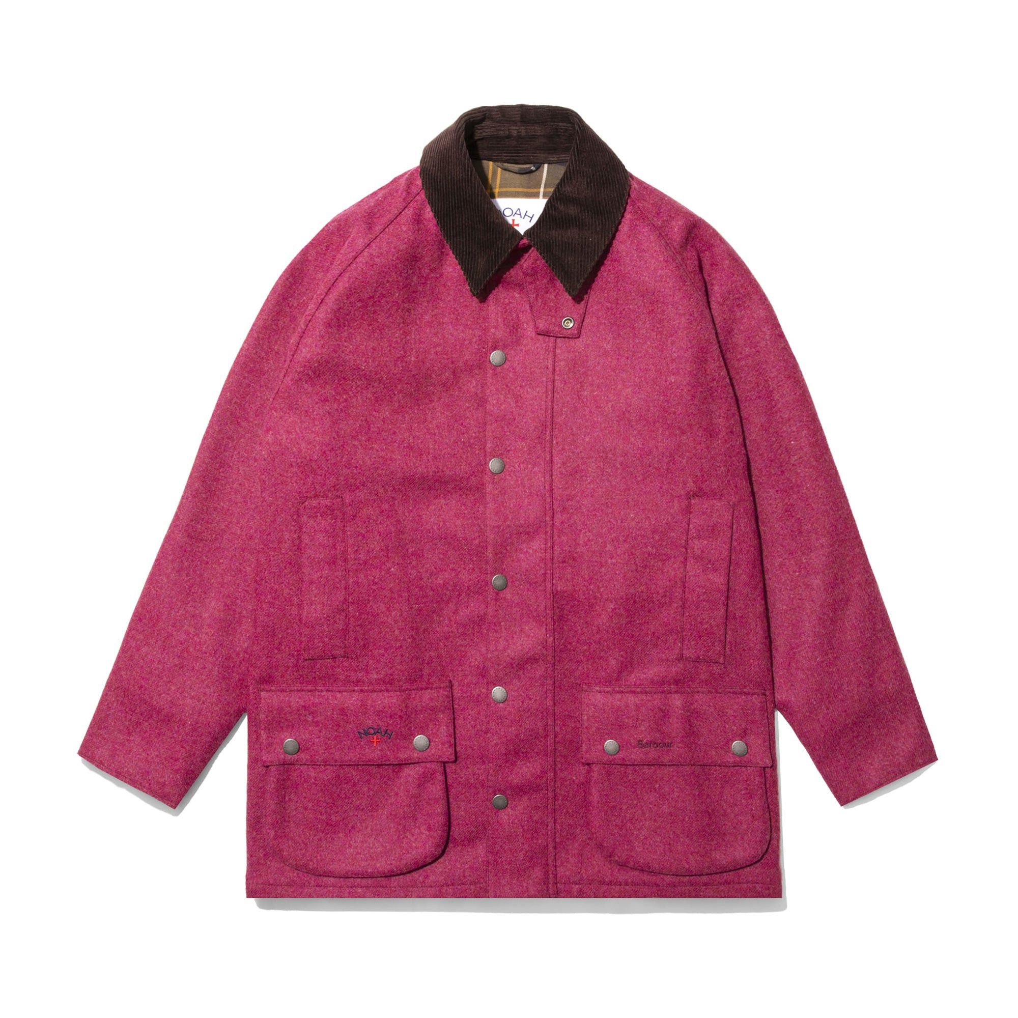 Barbour Barbour X Noah Beaufort Wool Jacket In Pink Wine | Grailed
