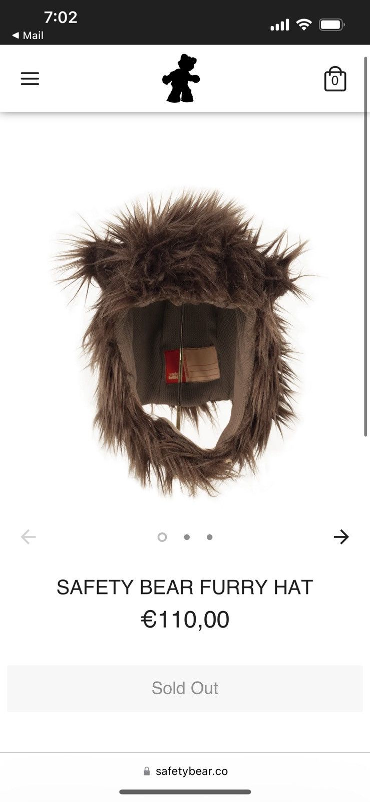 Designer × Streetwear Safety Bear Furry Hat | Grailed