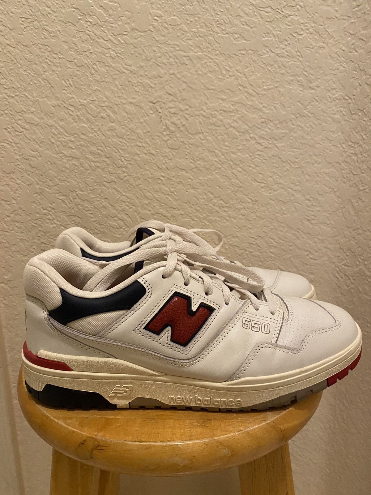 New Balance New Balance 550 ALD - Red / White / Navy | Grailed
