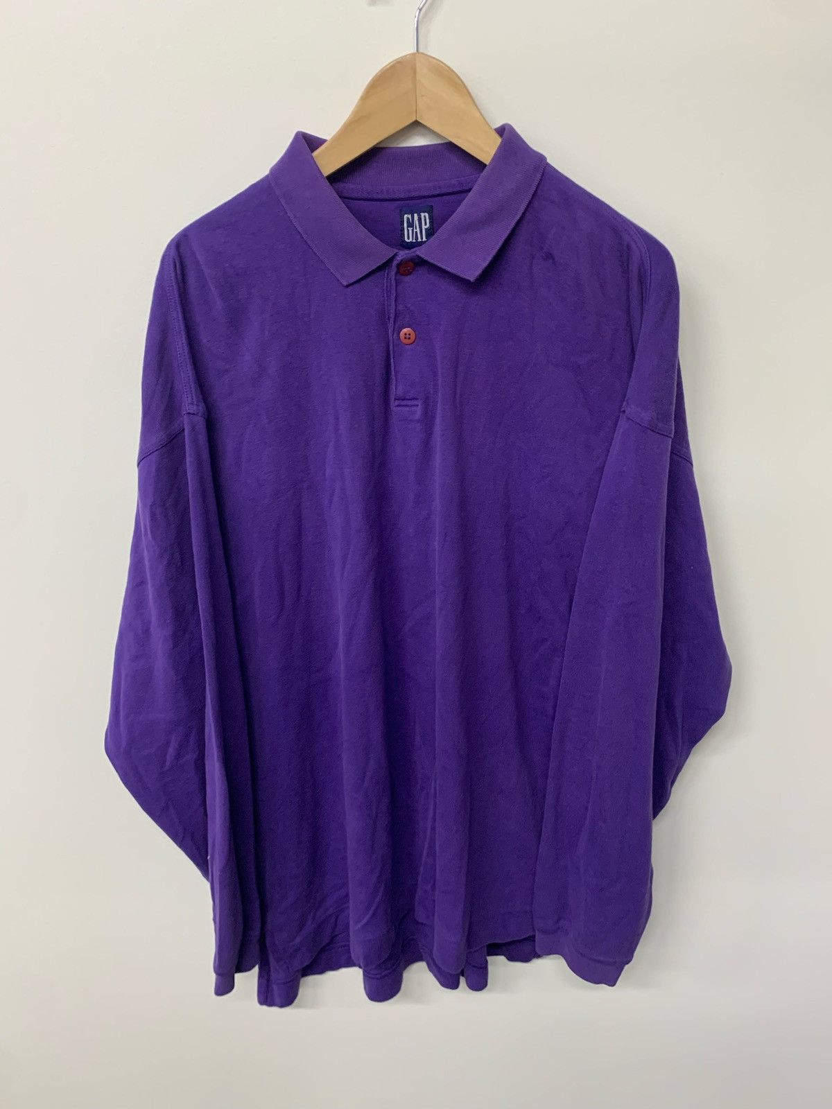 Gap × Vintage Vintage Gap Purple Rugby Shirt | Grailed