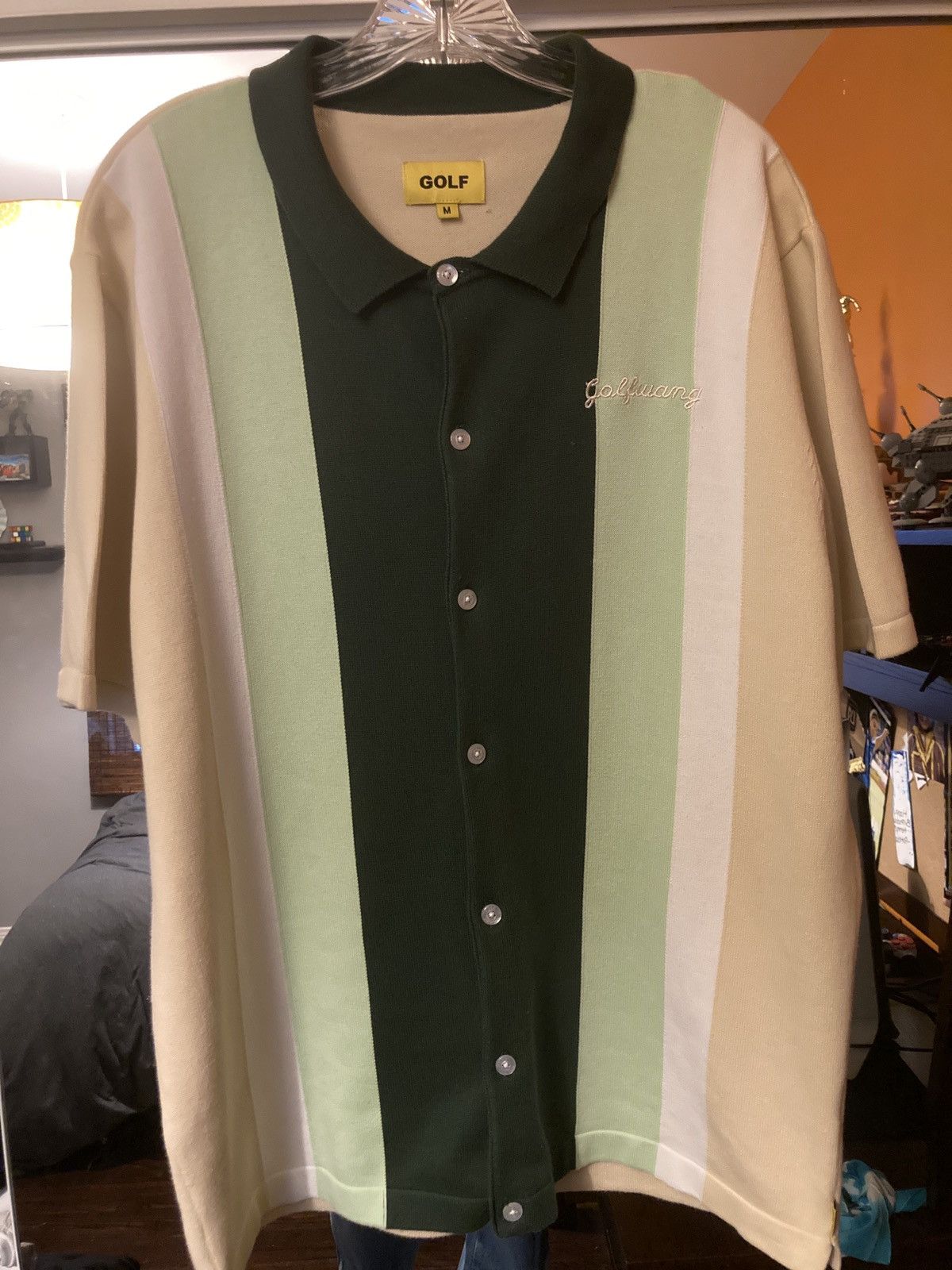 Golf Wang × Vintage Golf Wang knit button up shirt | Grailed