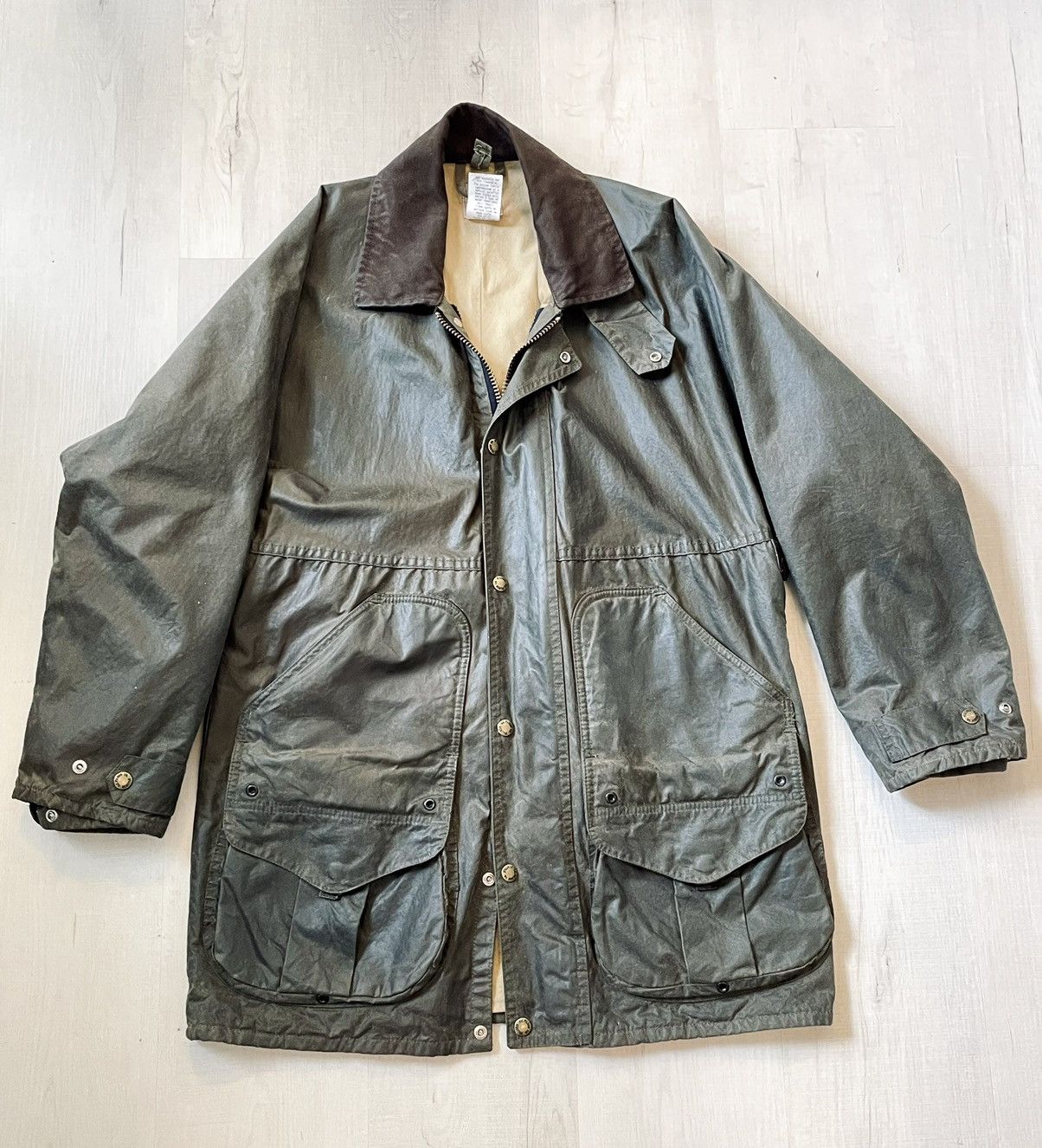 Filson Filson 1439N Green Shelter Cloth Long Jacket S/M USA | Grailed