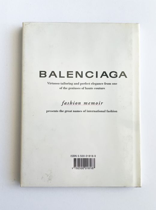 Balenciaga Balenciaga Vintage Fashion Memoir Design Photo Book Rare ...