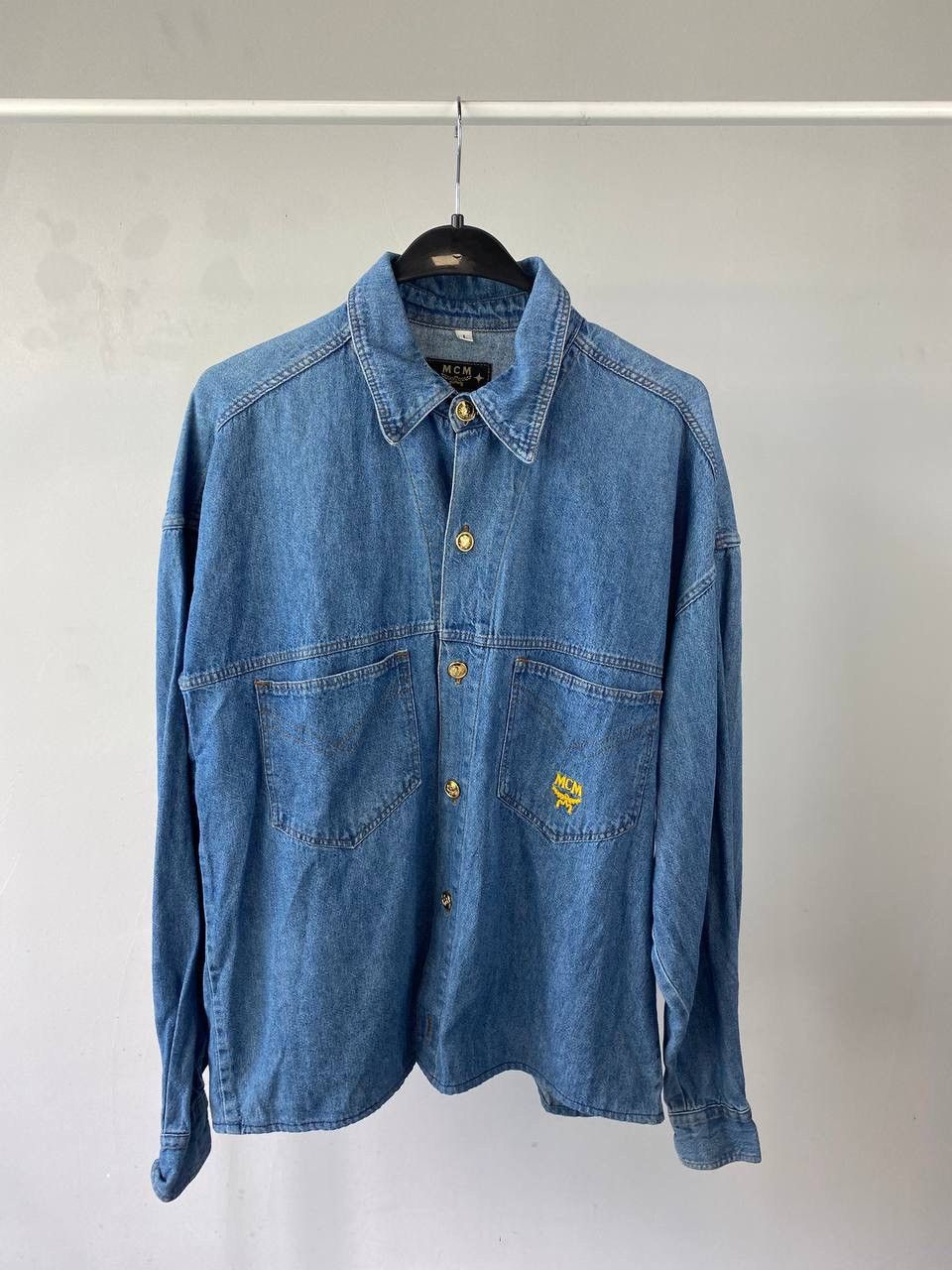 MCM × Vintage MCM Denim Jacket | Grailed