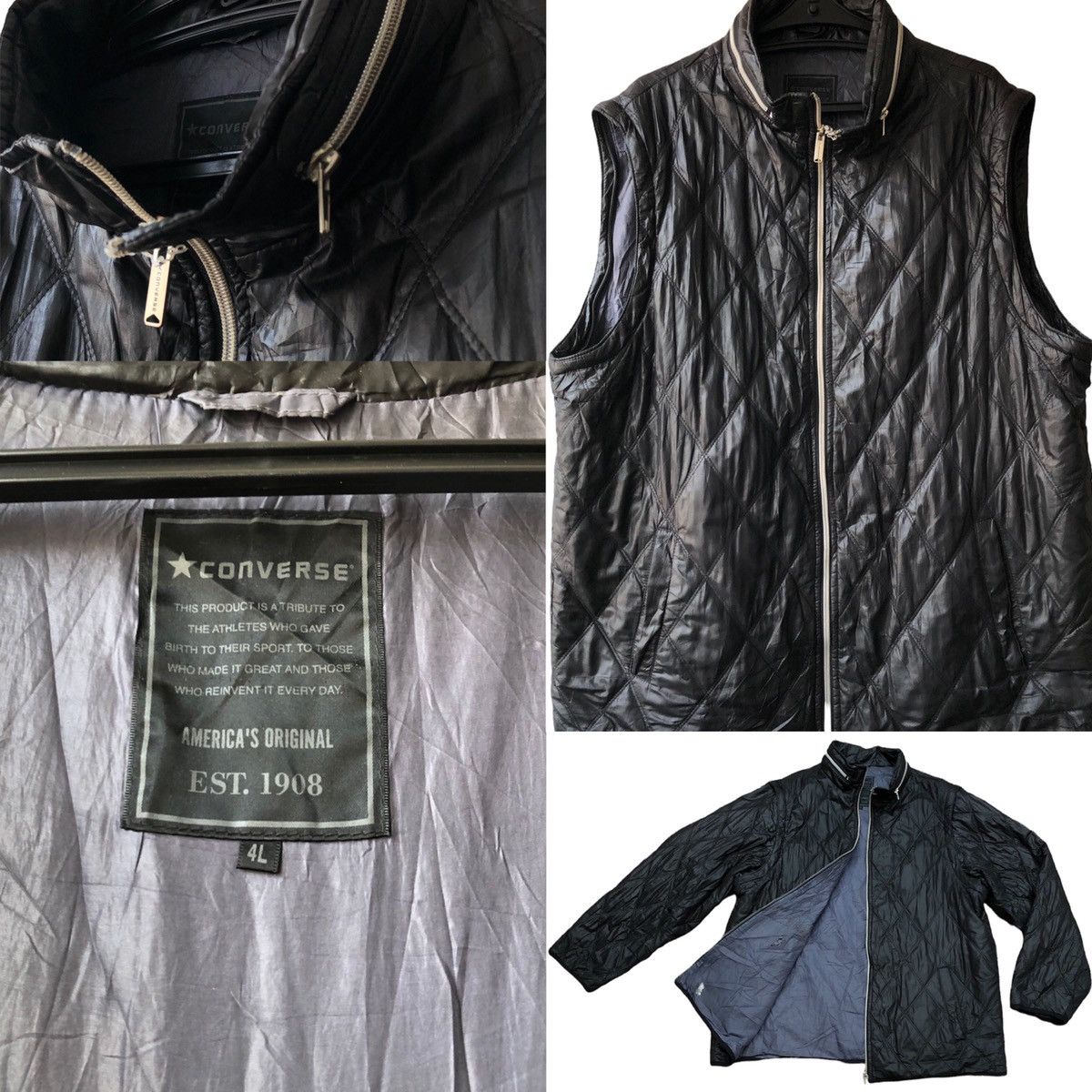 Converse Vintage Converse America’s Original 1908 Detachable Jacket ...