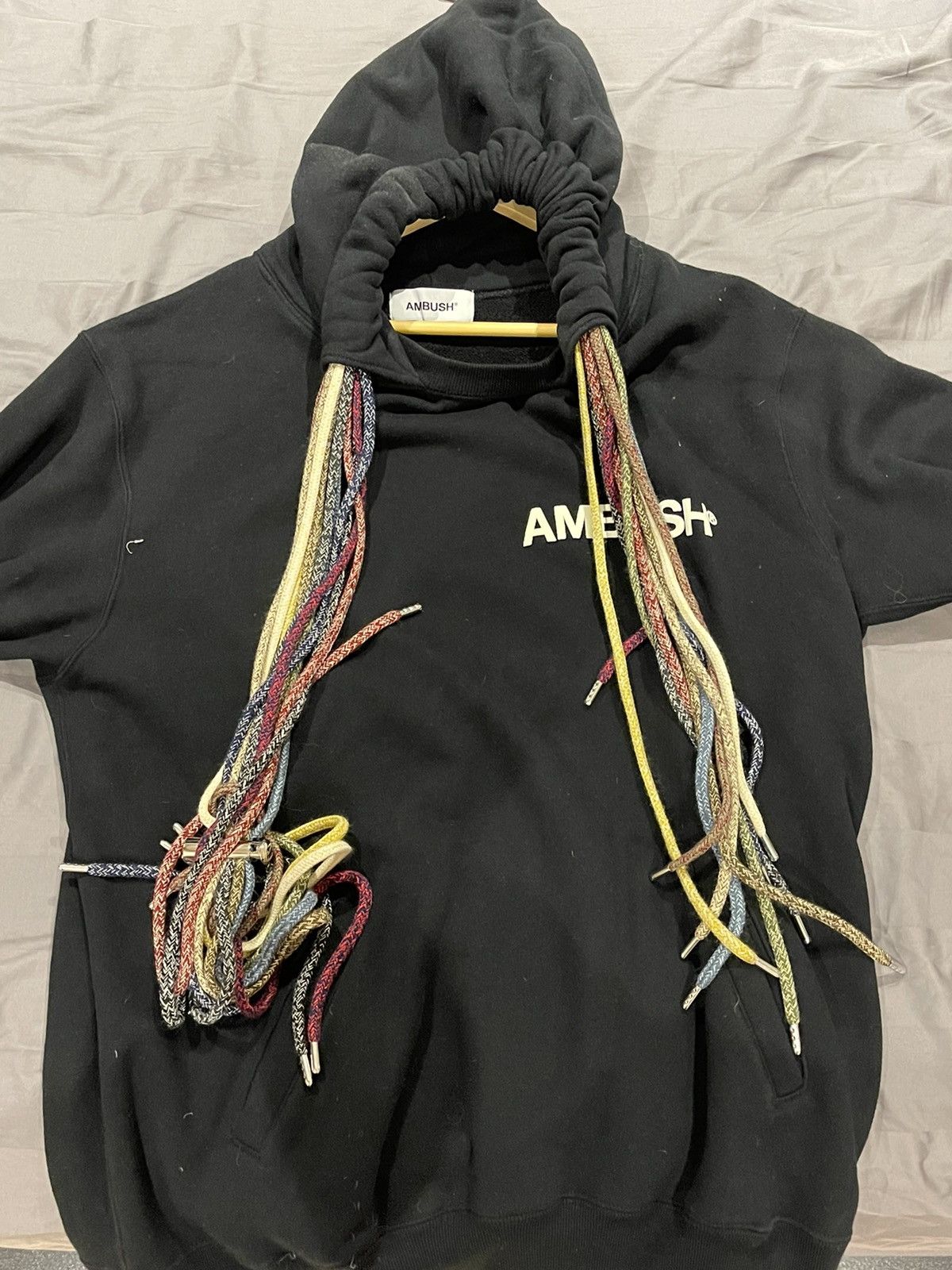 Ambush Design Ambush black multi cord hoodie | Grailed