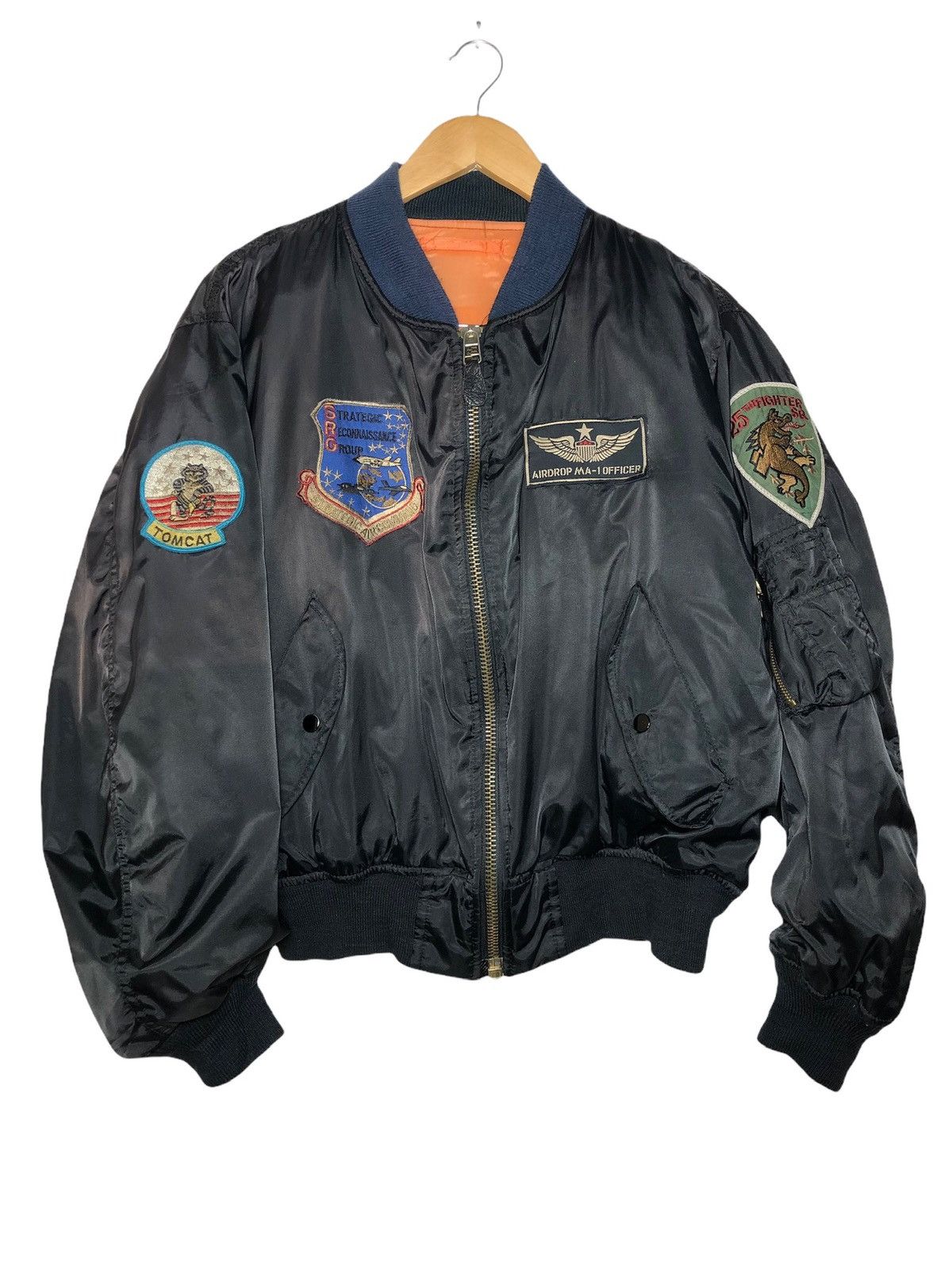 Bomber Jacket × Military × Vintage Vintage Bomber Jacket flyer's man ...