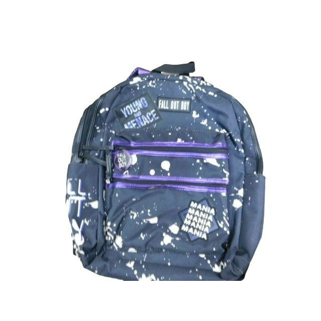 Other Fall Out Boy Band Mania Splattered FOB School Backpack Do | Grailed