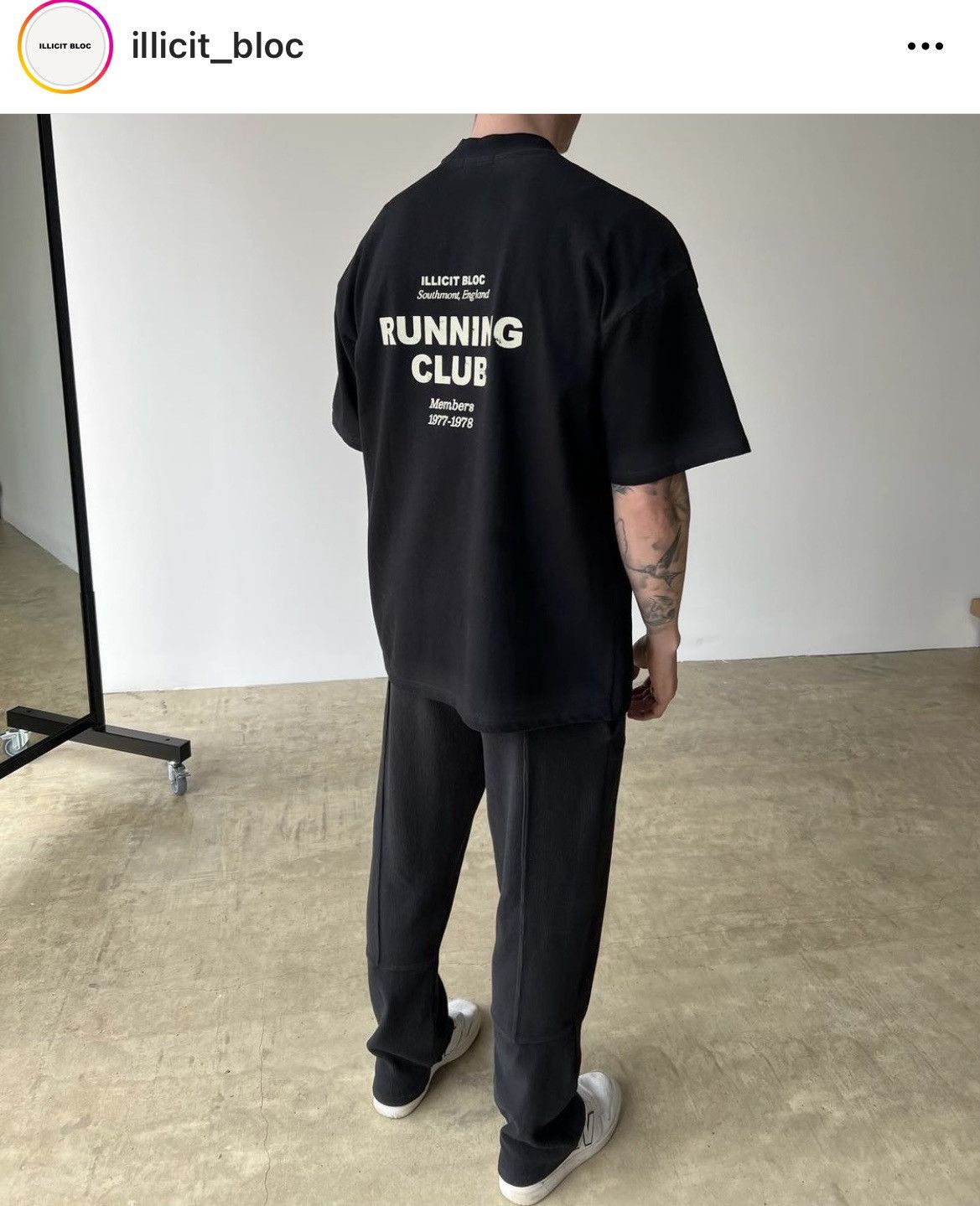 Cole Buxton Illicit Bloc Running Club T Shirt. | Grailed