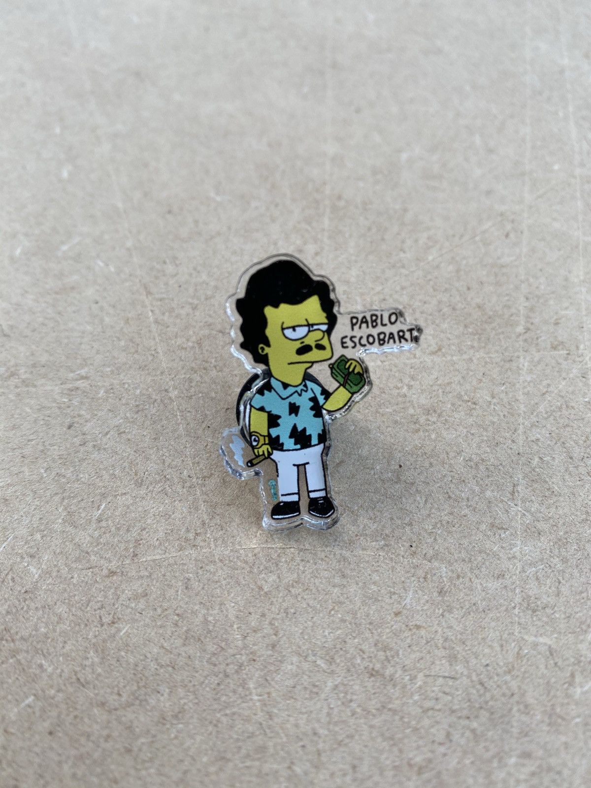 Other Pablo Escobart Bart Simpson Acrylic Pin | Grailed