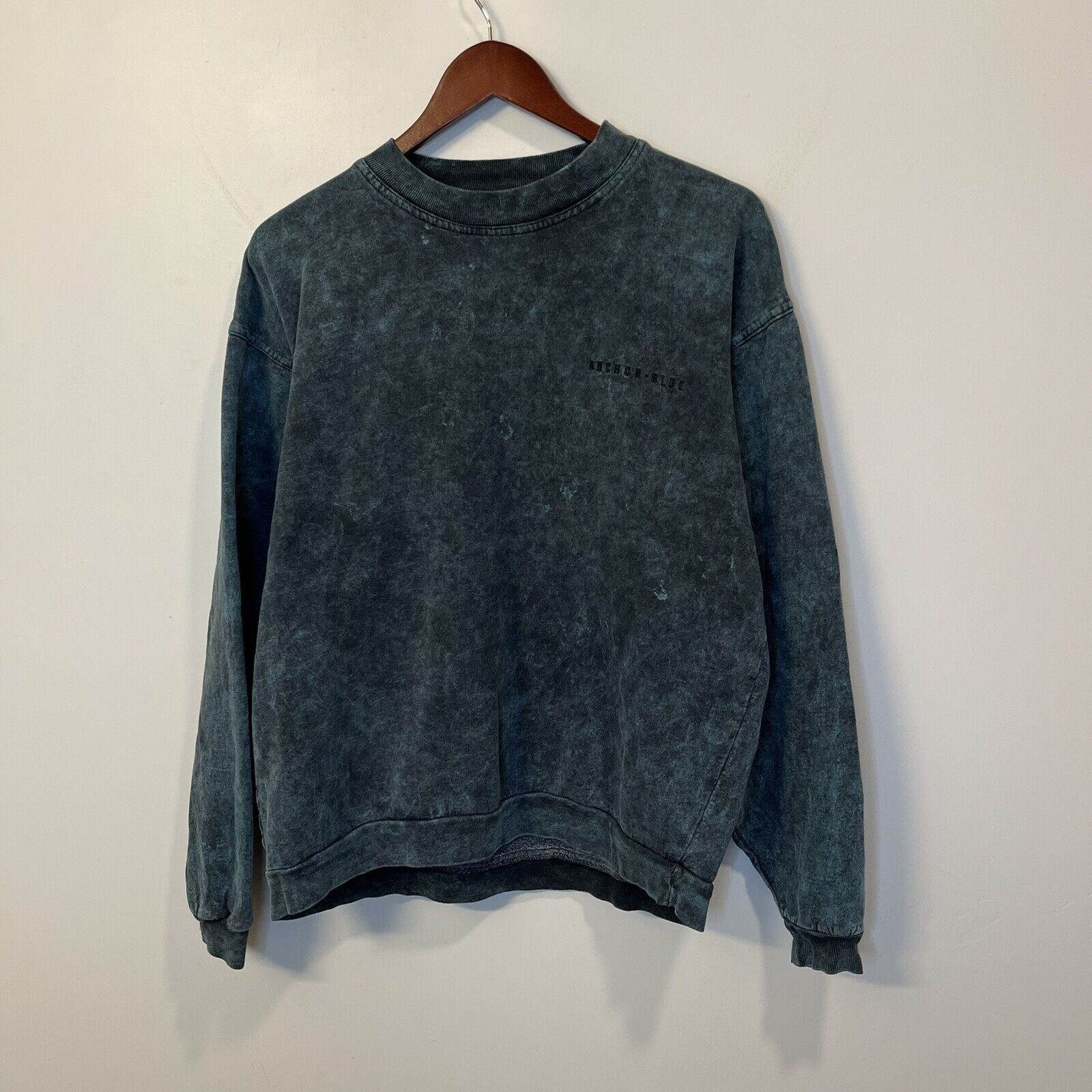 Anchor Blue × Vintage Vtg 90s Anchor Blue Acid Wash Made In USA ...