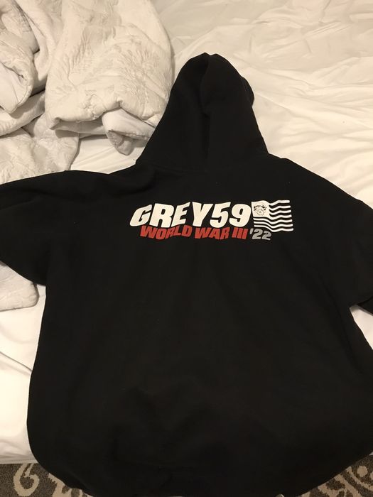 G59 Records Grey 59 World War lll hoodie xl | Grailed