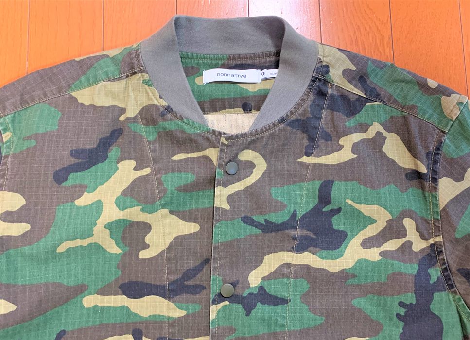 Nonnative Nonnative ripstop camouflage shirt-jacket, size 2 (M) | Grailed