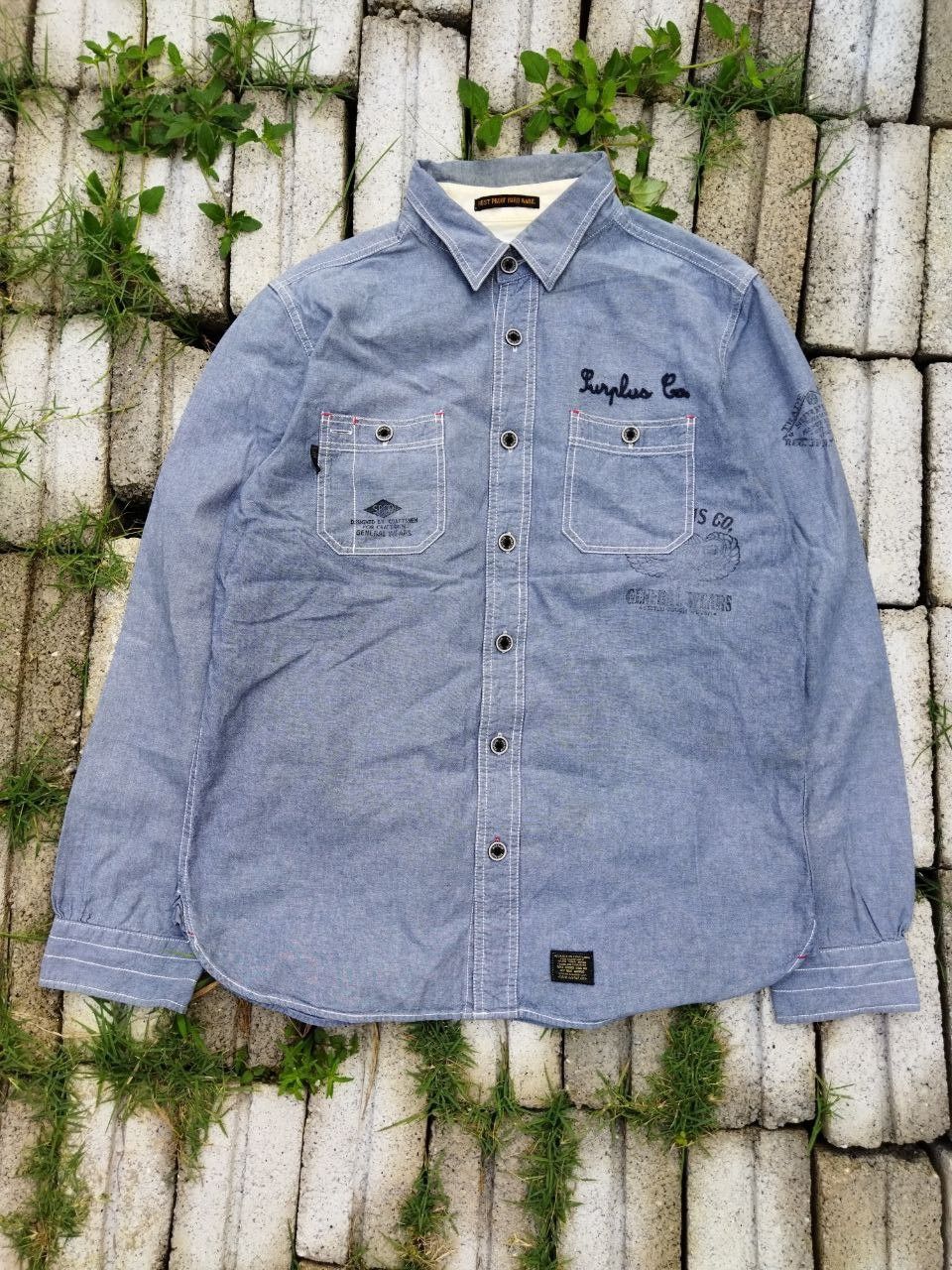 Surplus Rare🔥Surplus Japan Chambray Denim Shirt | Grailed