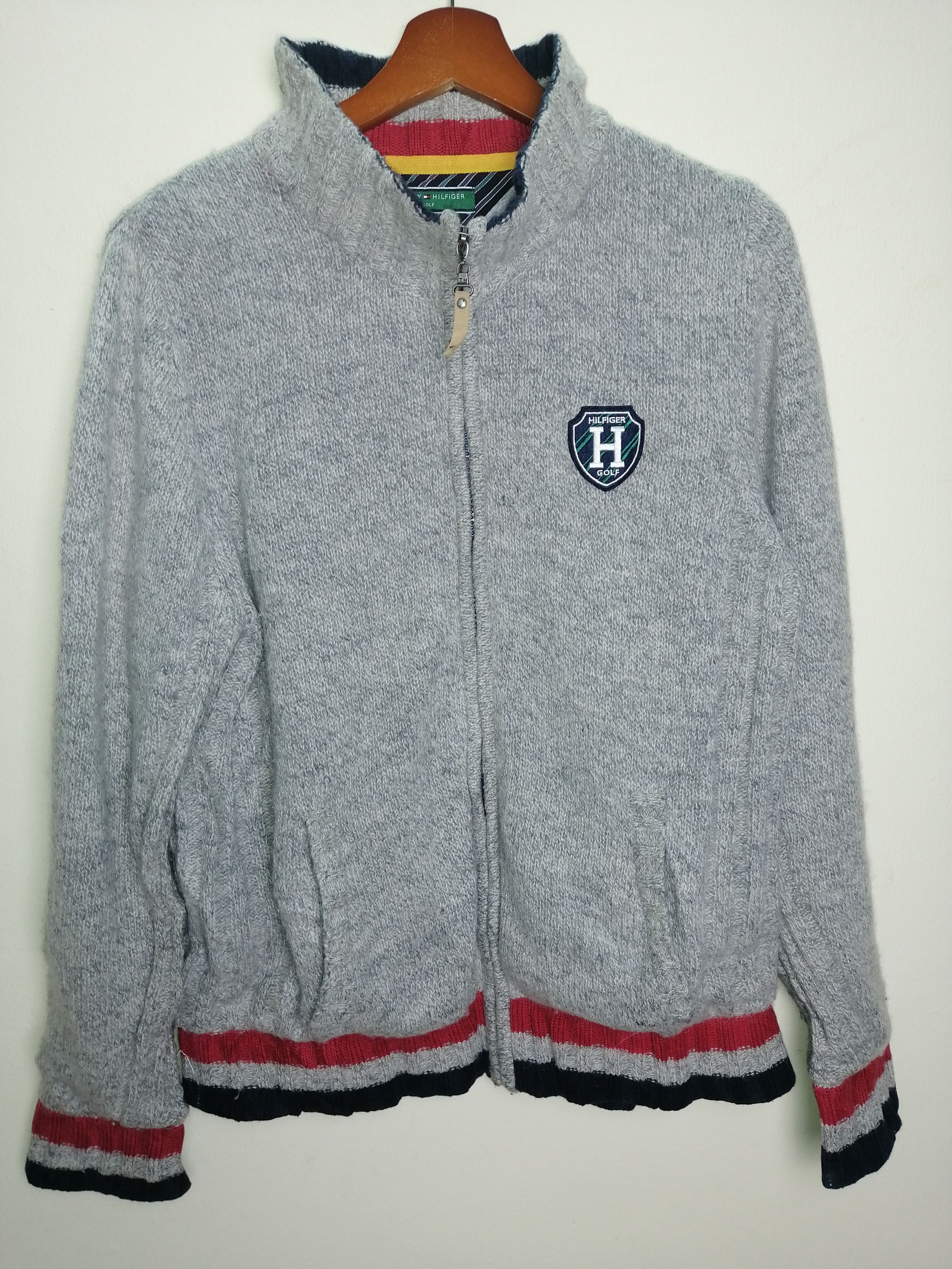 Tommy Hilfiger × Vintage Tommy Hilfiger Golf Knitted Jacket | Grailed