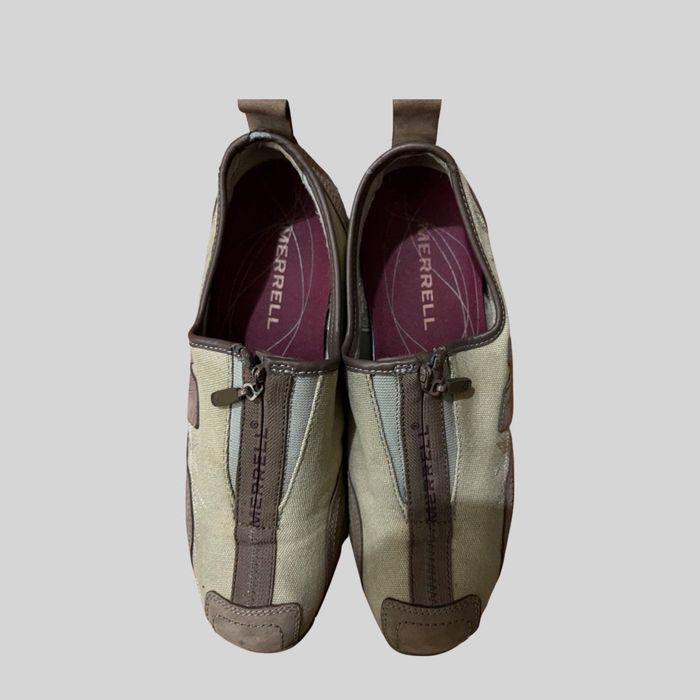 Merrell Merrell Women's Barrado Taupe Zip Up Athletic Running Shoes ...