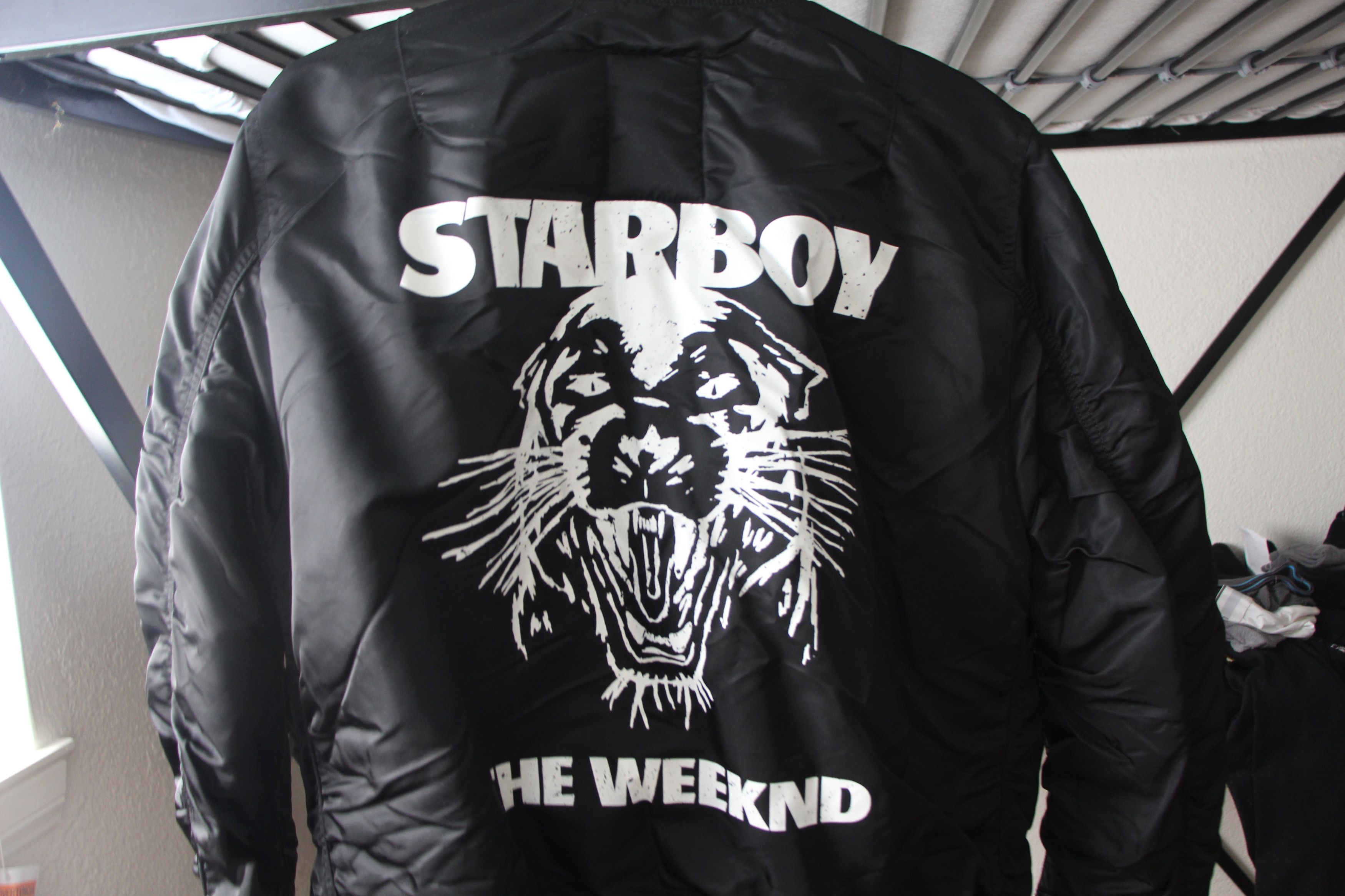 The Weeknd STARBOY BOMBER JACKET | Grailed