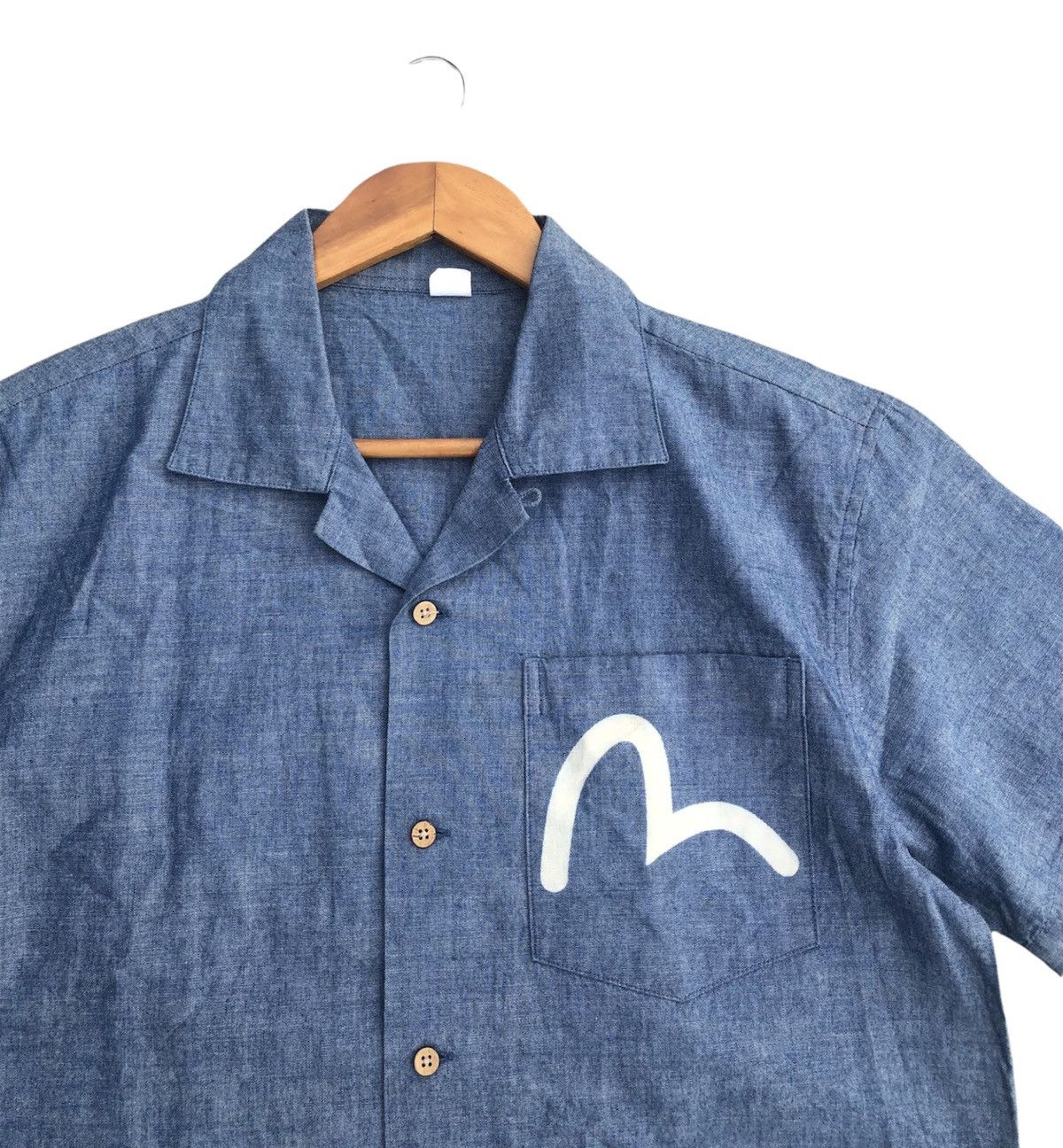 Evisu × Japanese Brand Evisu Koi embroidery logo shirt | Grailed