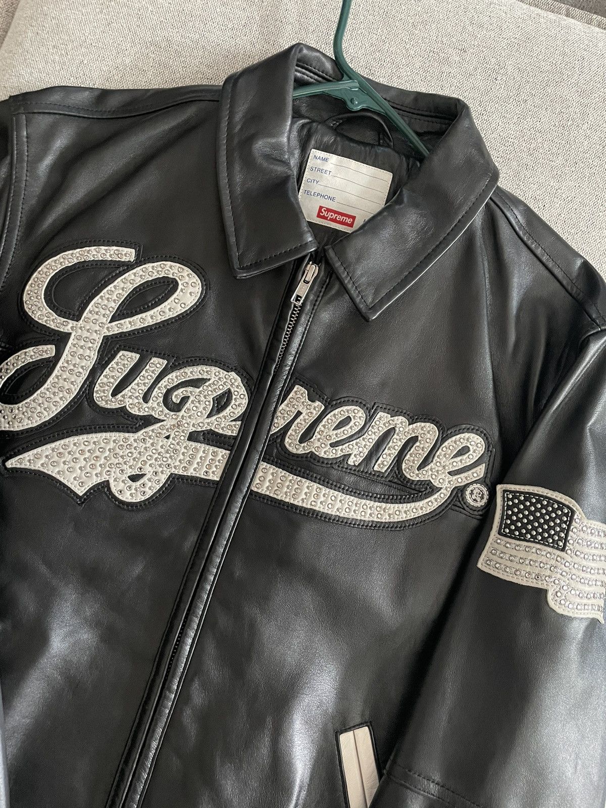 Supreme Supreme Uptown Leather Jacket SS16 Rare | Grailed
