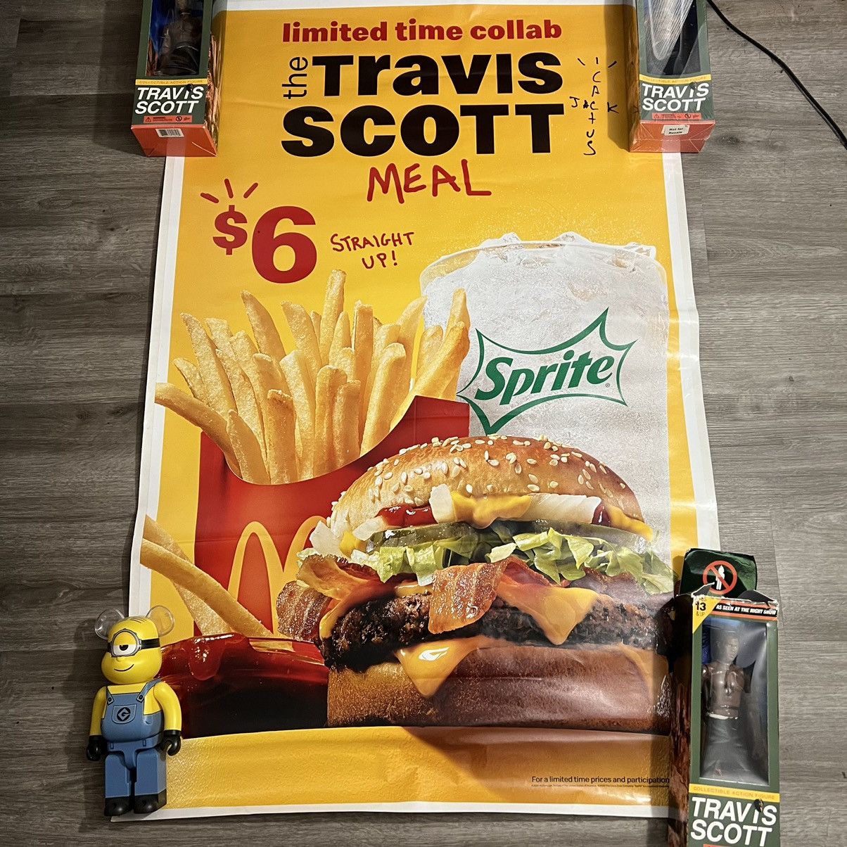 Travis Scott Travis Scott Mcdonald’s Promo Poster | Grailed