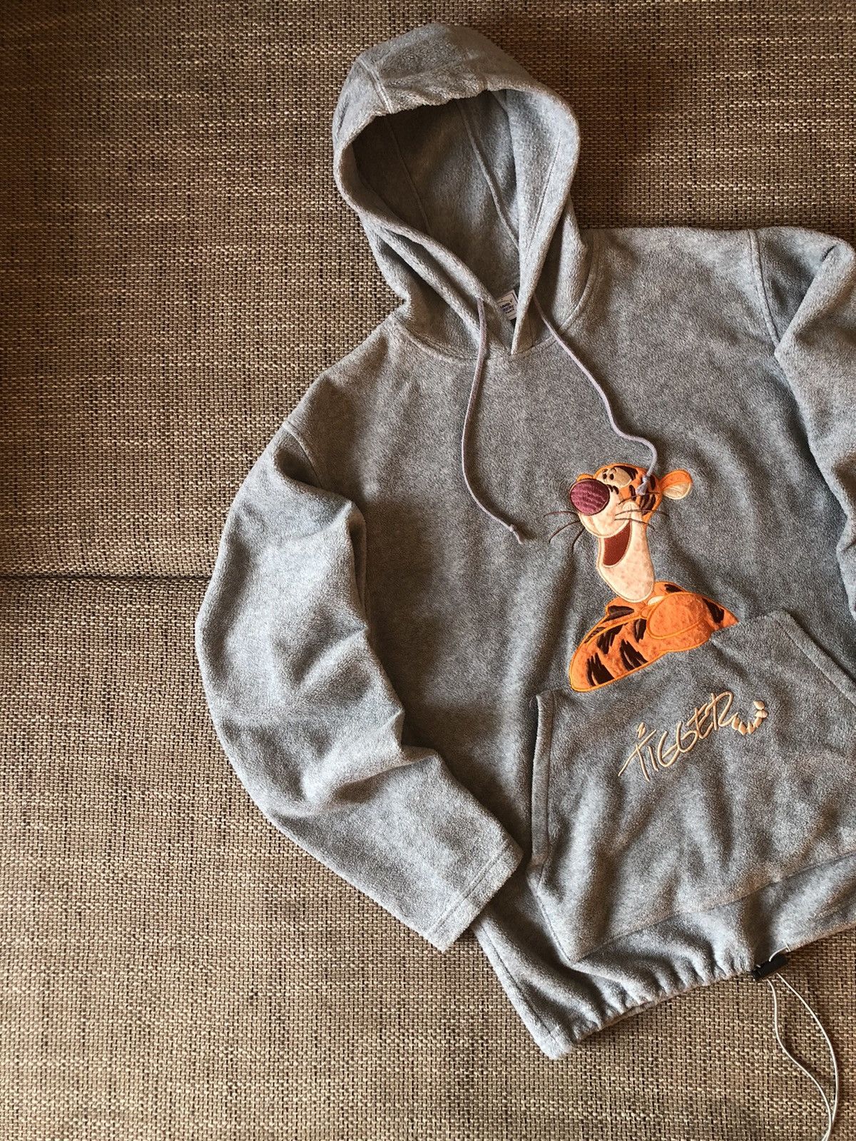 Vintage Disney Winnie the Pooh Tigger Fleece Hoodie Vintage | Grailed
