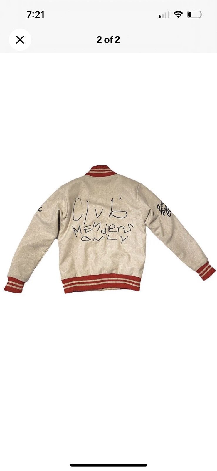 Streetwear Evil Hearts Club Bomber Jacket Tan Medium | Grailed
