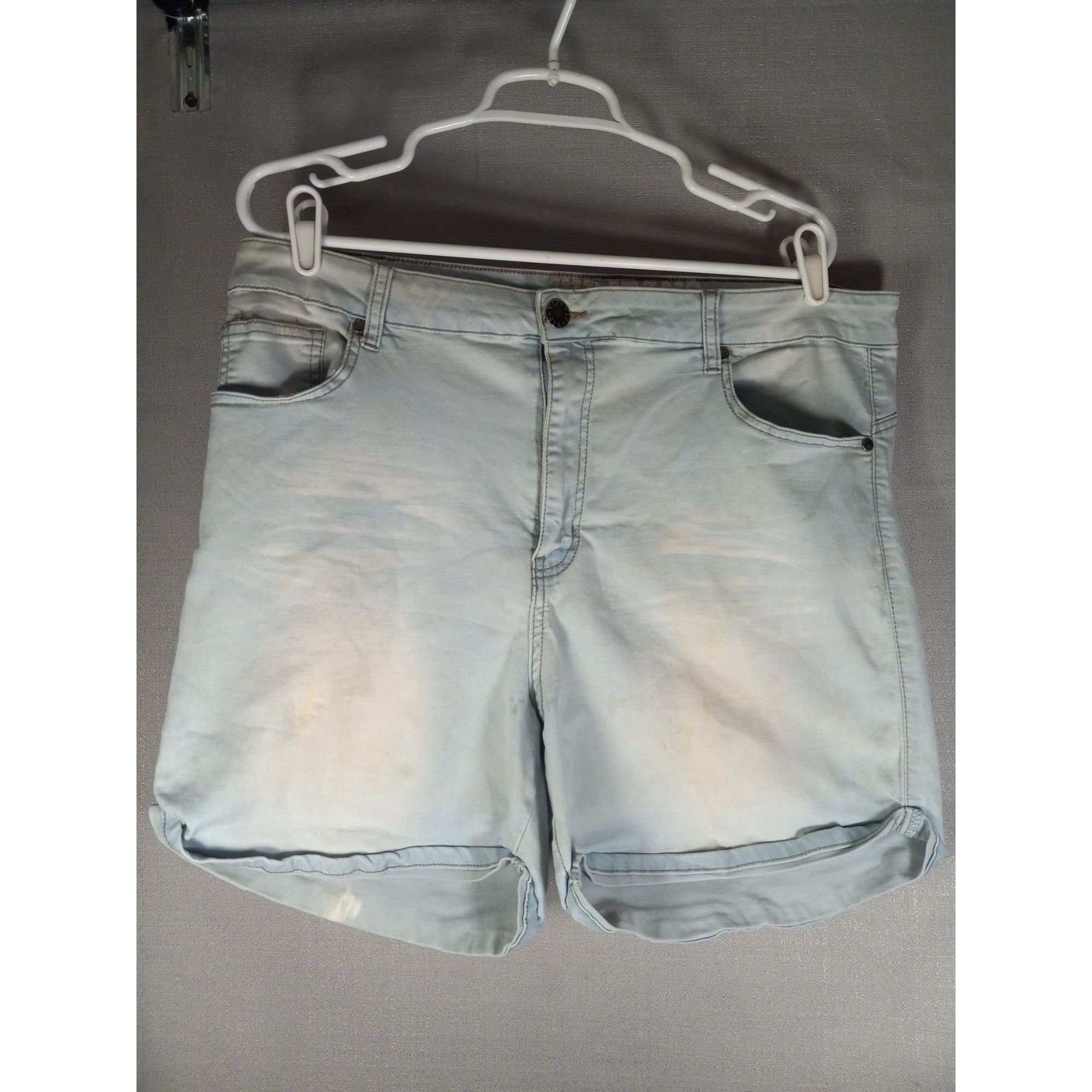 Viparo VIP Jeans Woman's 23/24 Acid Wash Stretch Denim Jean Shorts ...