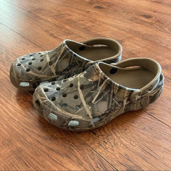Crocs Crocs Camo Camouflage Slip On Shoes Adult Small Size Women’s ...