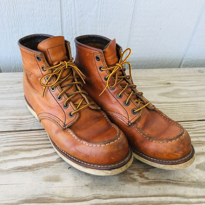 Red Wing Red Wing Classic Moc 6 inch Boots Oro Legacy Leather 9.5 | Grailed