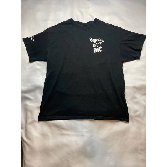 999 Club Juice Wrld Black Legend Never Dies T-Shirt Merch Size Large ...