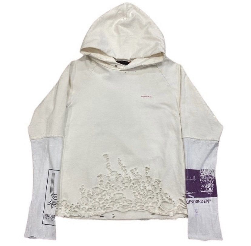 Undercover SS06 Wahnfrieden Klaus Distressed Hoodie | Grailed