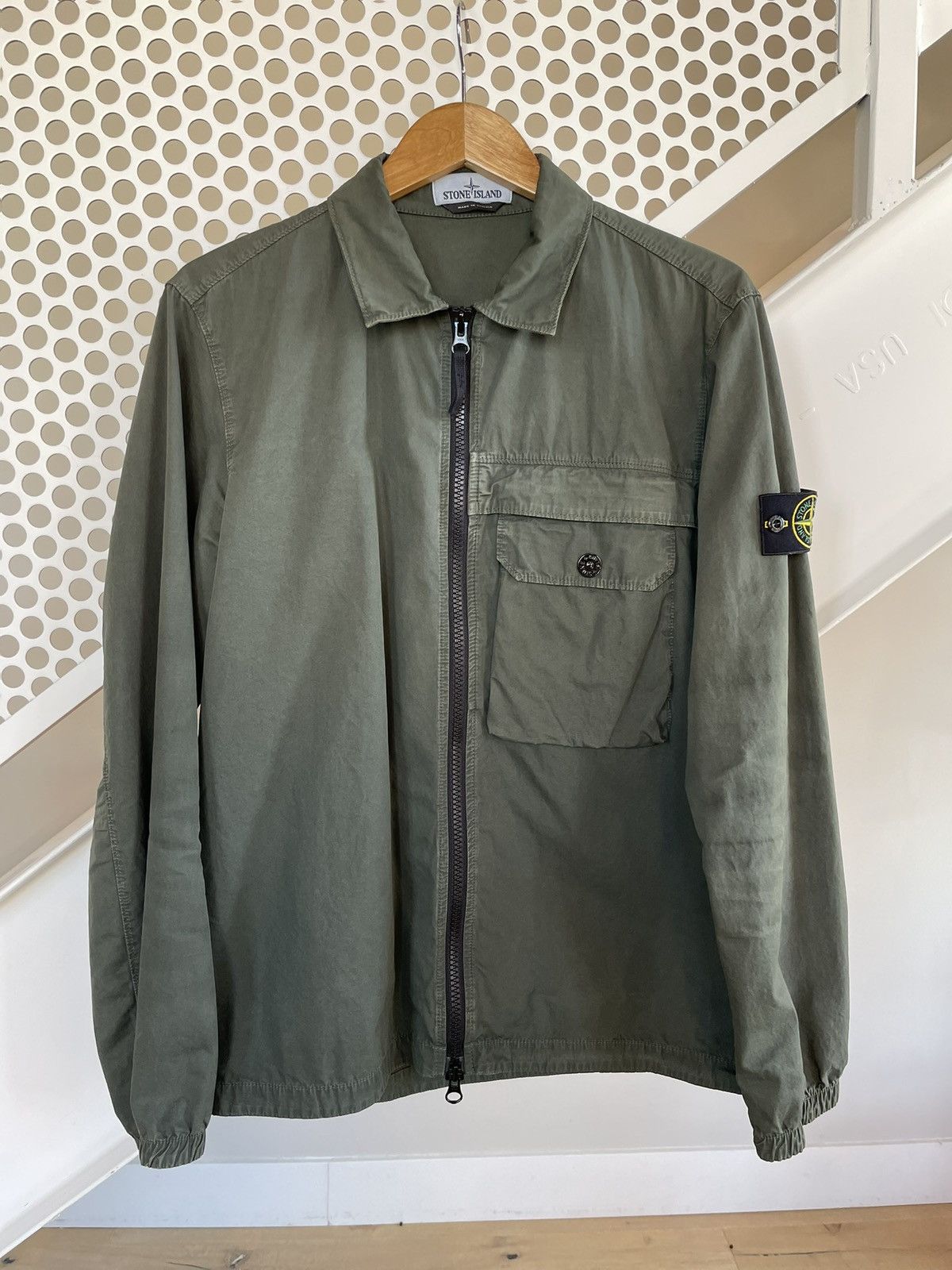 Stone Island NEW Stone Island Overshirt Jacket Olive | Grailed
