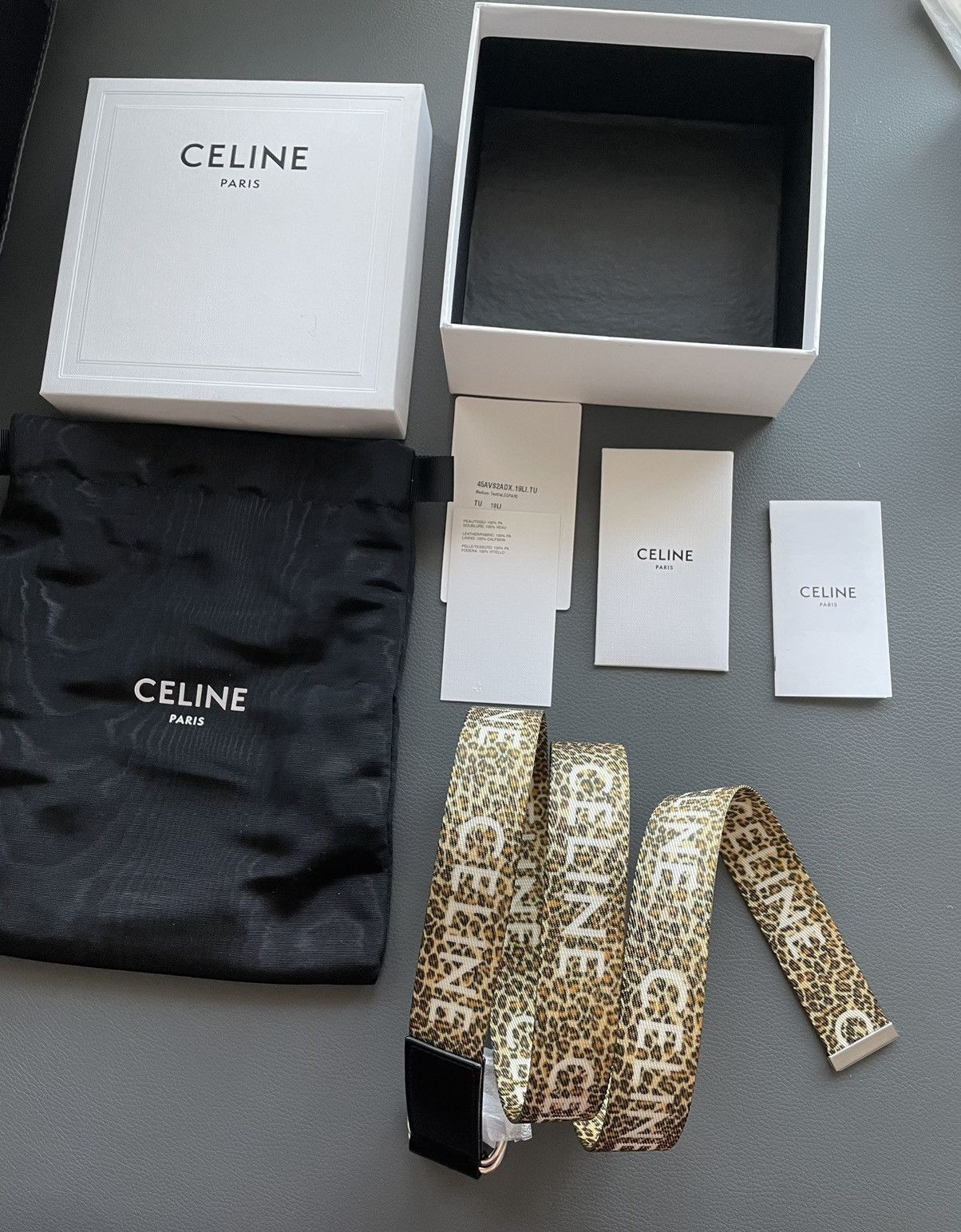Celine × Hedi Slimane Limited New Rare Super Runway Sold Out Leopard ...