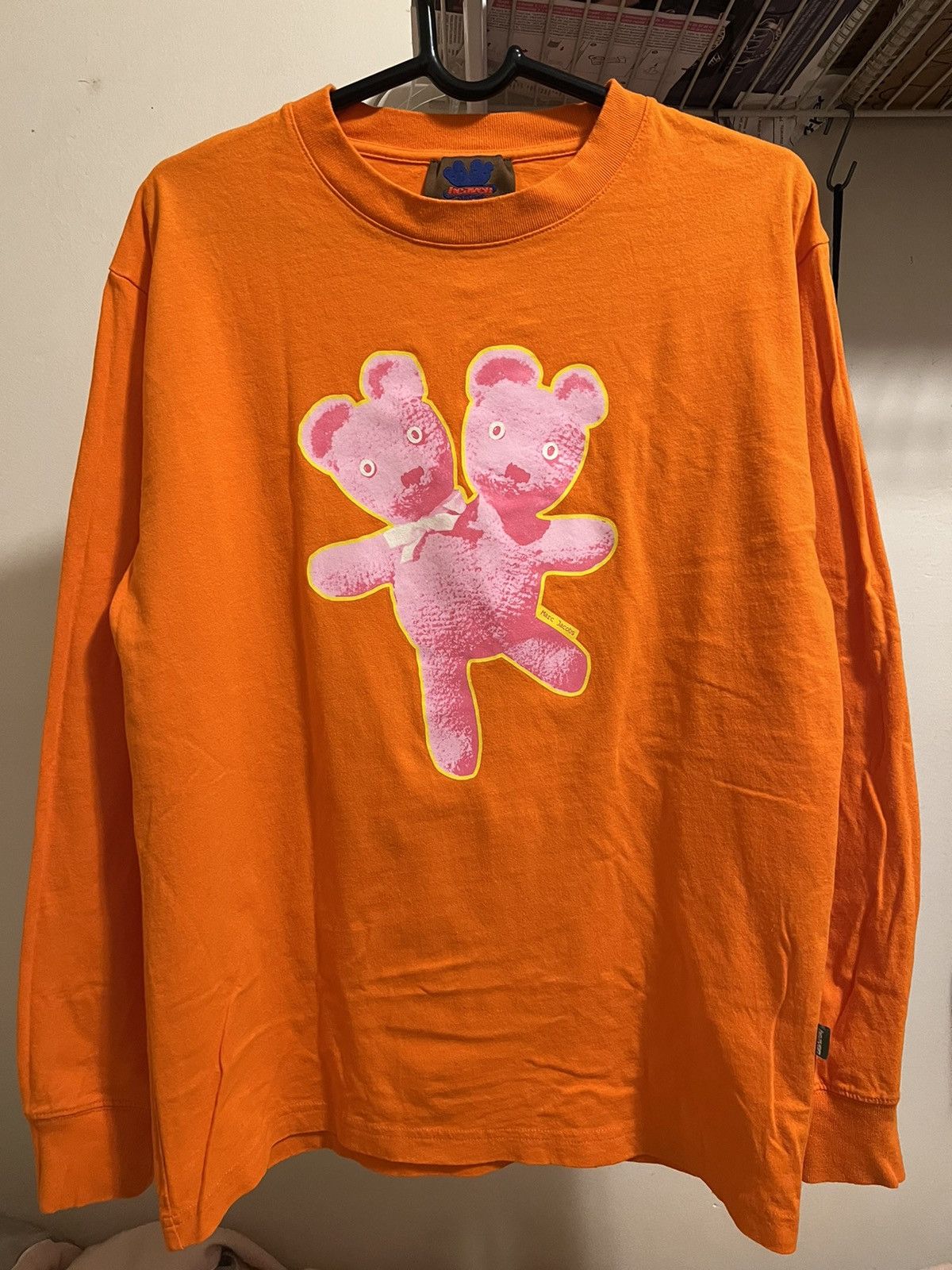 Heaven by Marc Jacobs × Marc Jacobs Double-Headed Teddy Long Sleeve Tee ...
