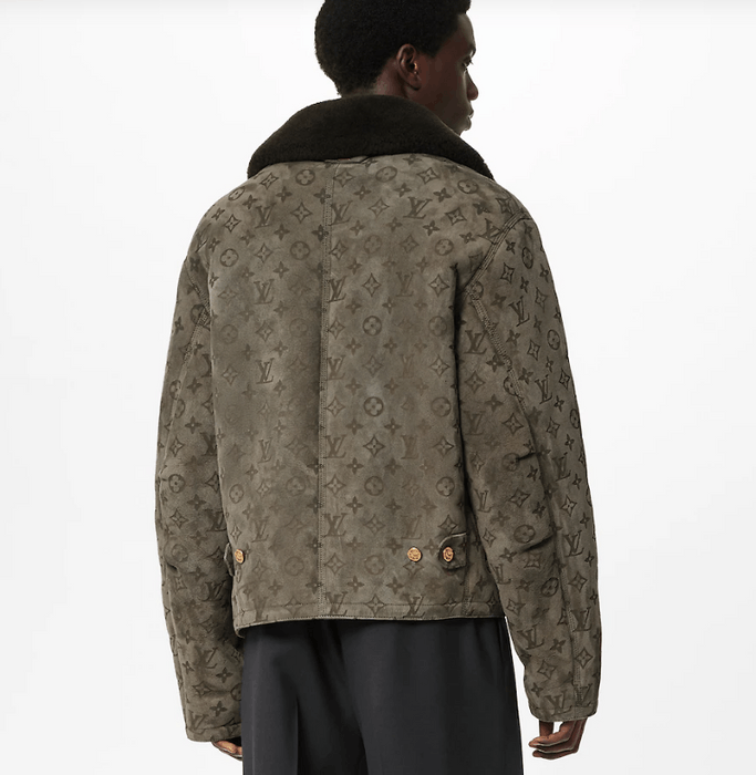 Louis Vuitton SHEARLING JACKET WITH LVSE MONOGRAM PATTERN | Grailed