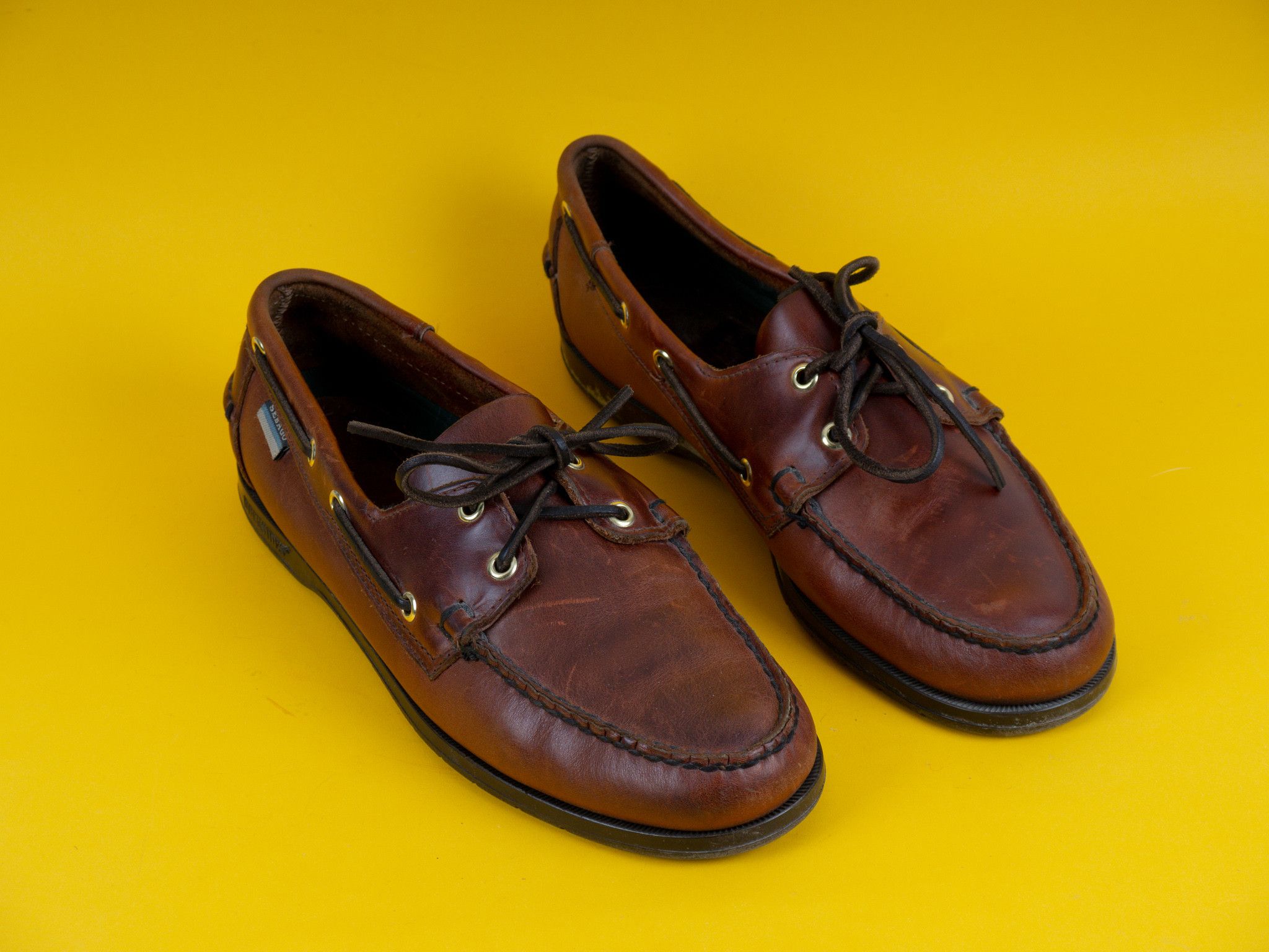 Sebago Vintage Sebago men brown leather boat Shoes loafers | Grailed