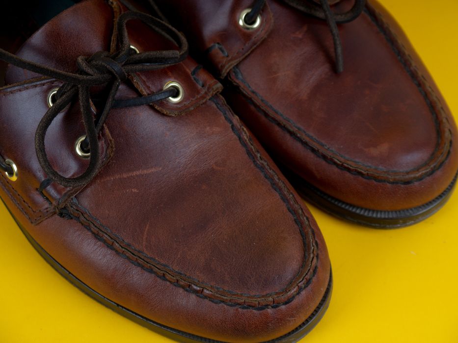 Sebago Vintage Sebago men brown leather boat Shoes loafers | Grailed