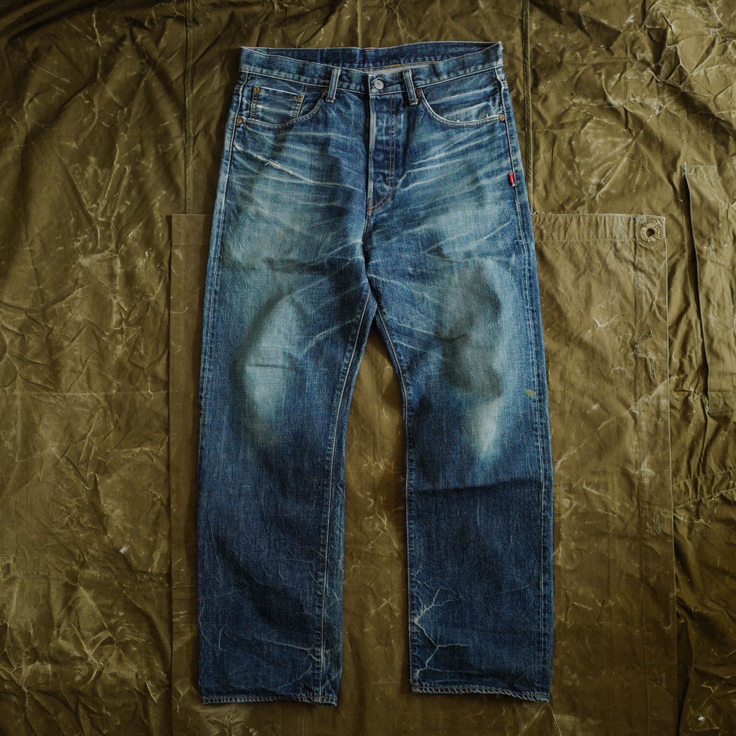 Wtaps WTAPS TWO TONE Denim Pants | Grailed