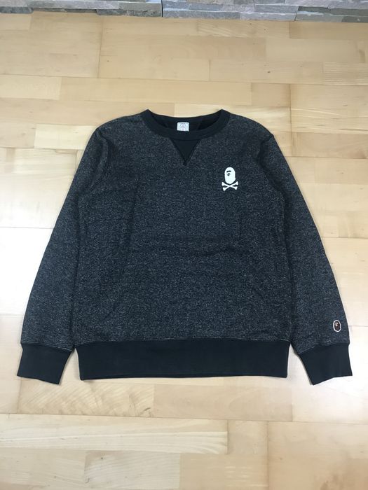 Bape Bape Skull Ape Logo Backprint Sweater | Grailed