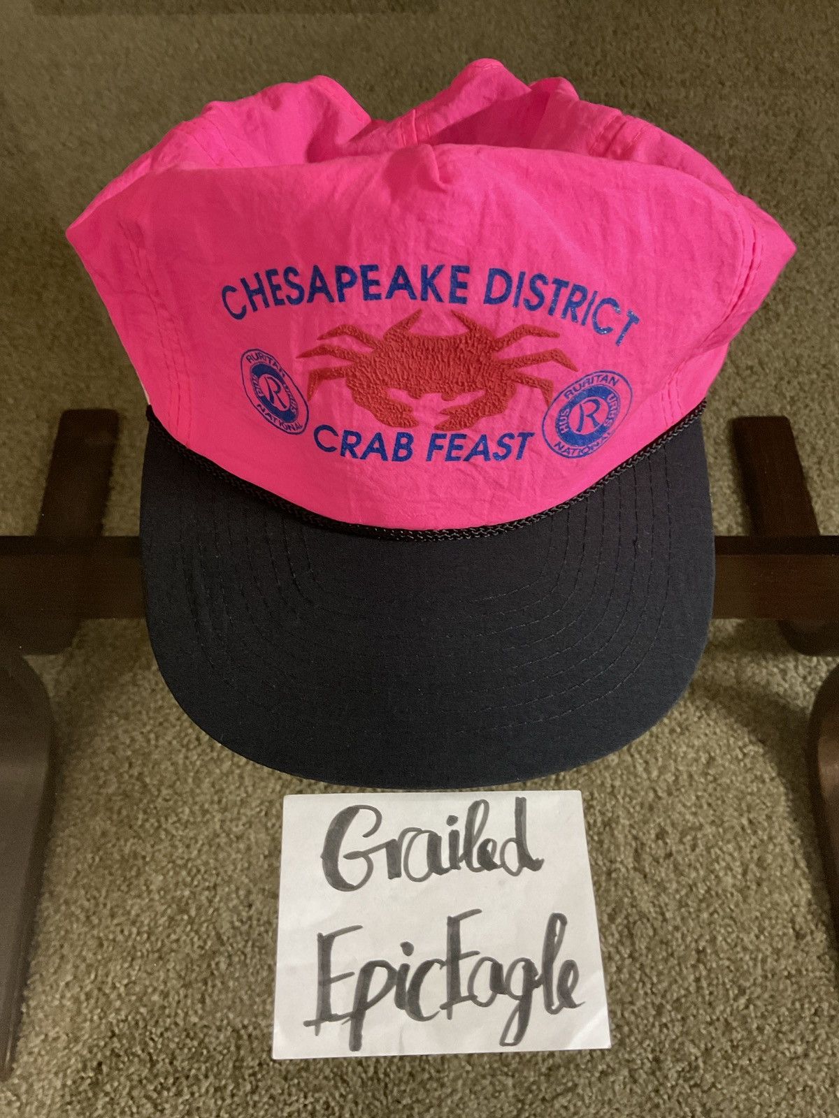 Vintage Vintage 1990s Chesapeake Crab Feast Hat | Grailed