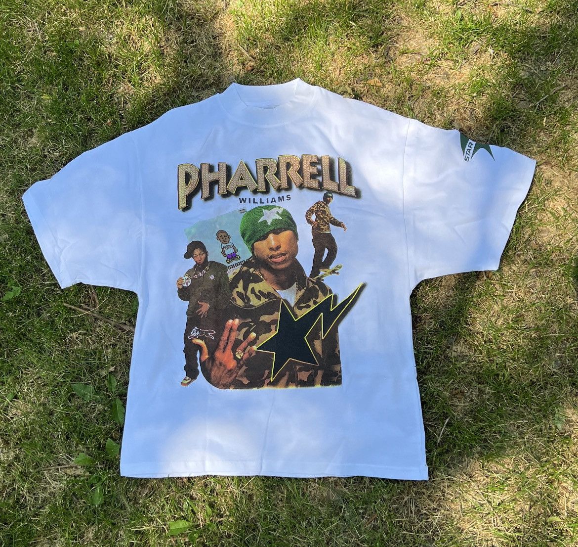 Vintage Pharrell Williams Tee Bape Era | Grailed
