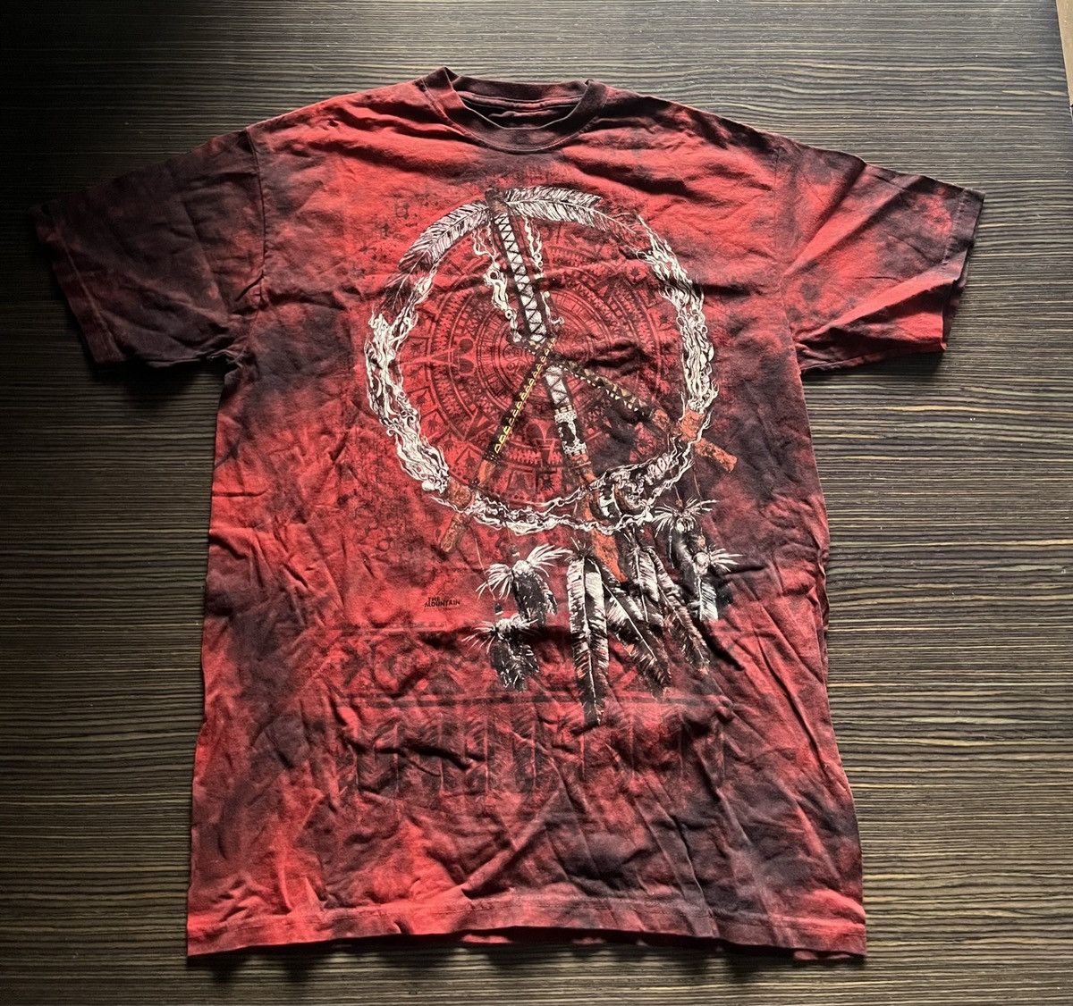 The Mountain The Mountain Peace sign red | Grailed