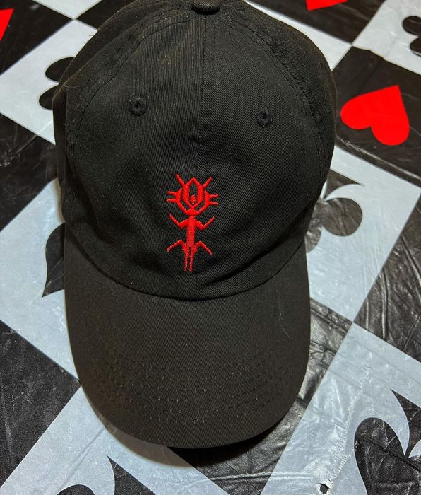 Ghostemane Black and Red Sigil Dad Hat | Grailed