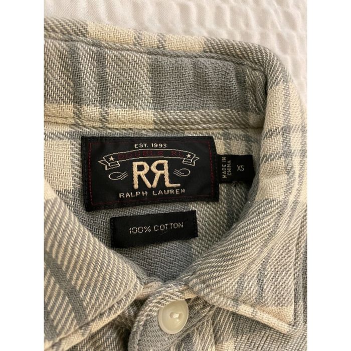 RRL Ralph Lauren RRL RALPH LAUREN Weathered Plaid Patch Pocket ...