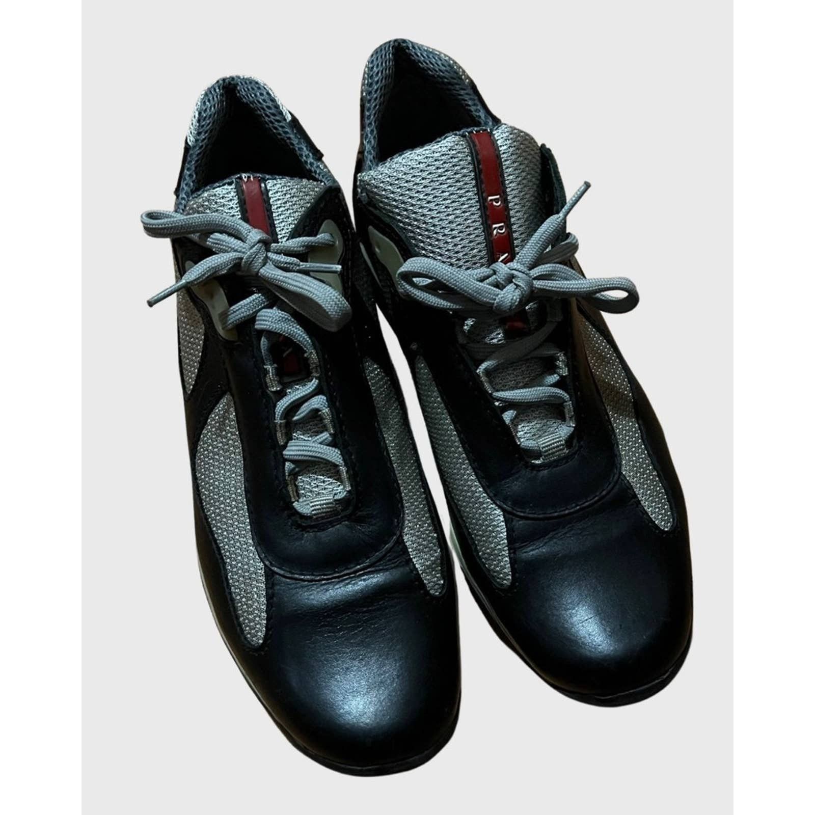 Prada Vintage PRADA #340 American Cup Low Sneakers | Grailed