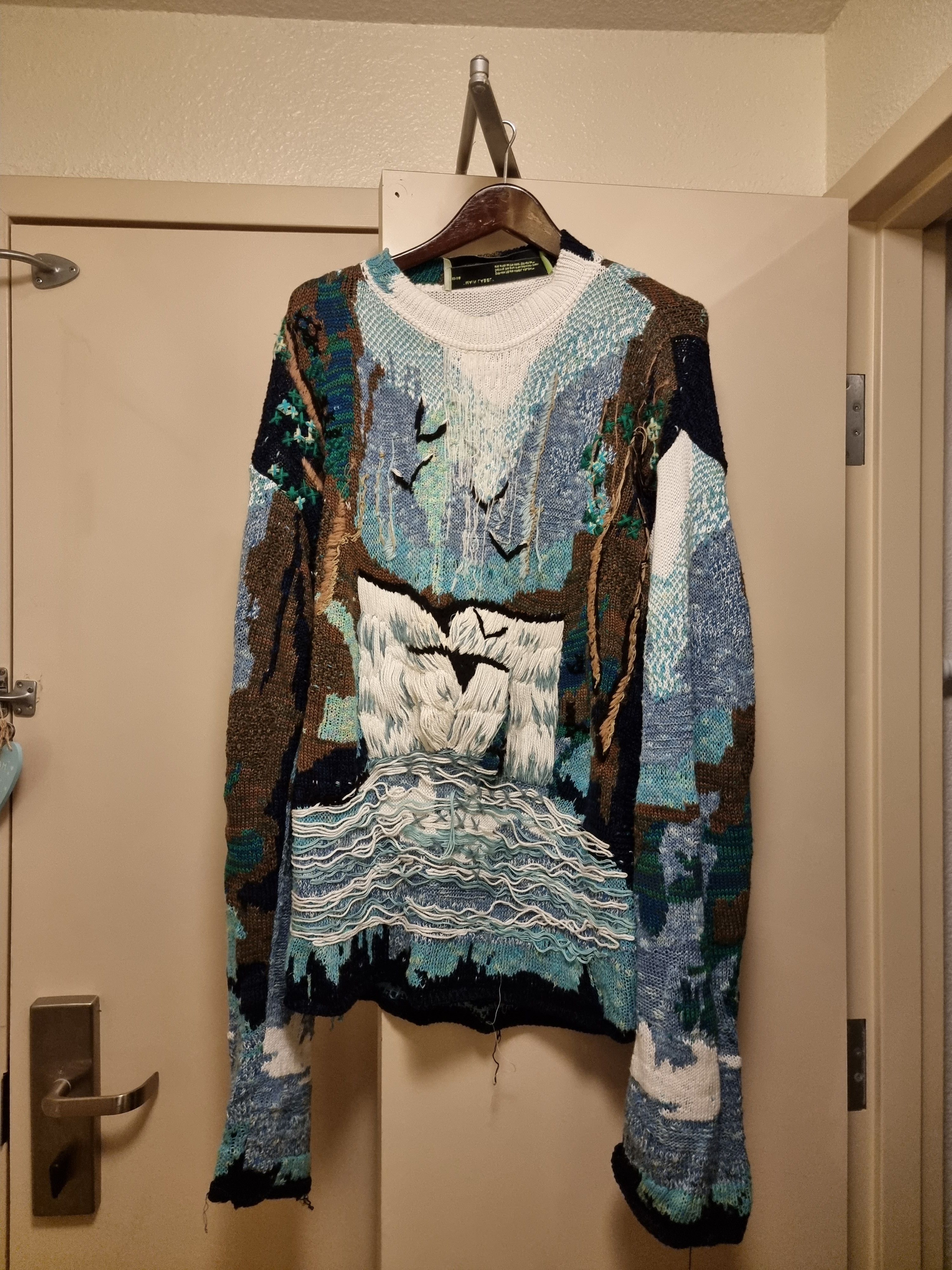 Off-White Off-White Waterfall Knit Sweater | Grailed