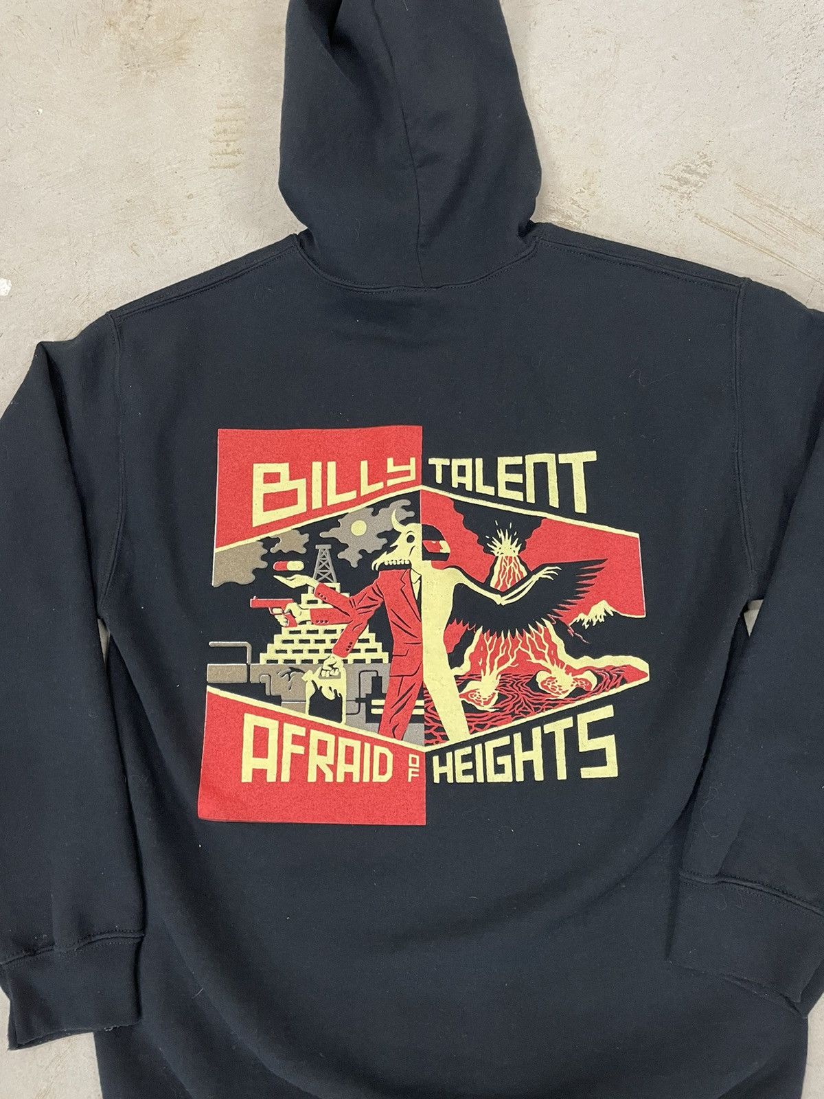 Band Tees × Vintage Billy Talent : Afraid Of Heights Zip-Up Hoodie ...
